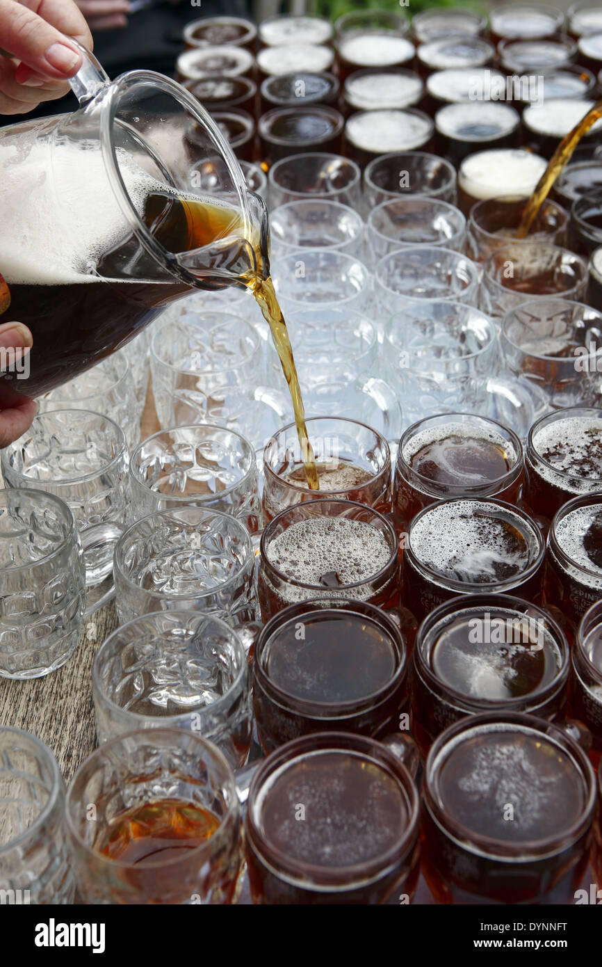 The quirky annual village Tommy Trot Beer Race held Easter Monday at ...