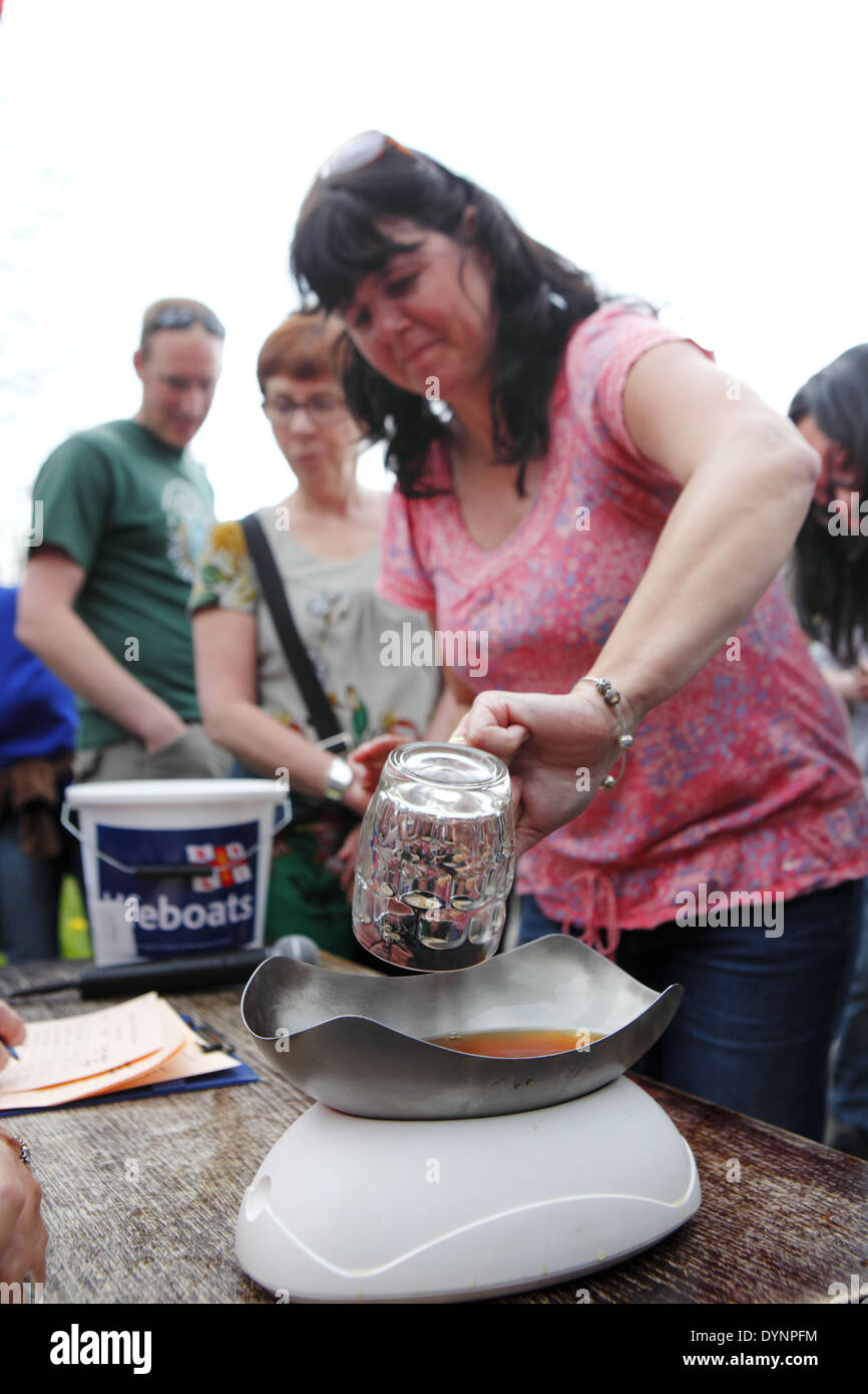 The quirky annual village Tommy Trot Beer Race held Easter Monday at ...