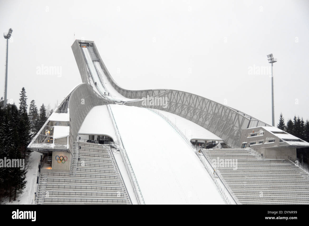 Ski Jump At The Olympic Park In Oslo Norway Stock Photo Alamy ski-jump-at-the-olympic-park-in-oslo-norway-stock-photo-alamy