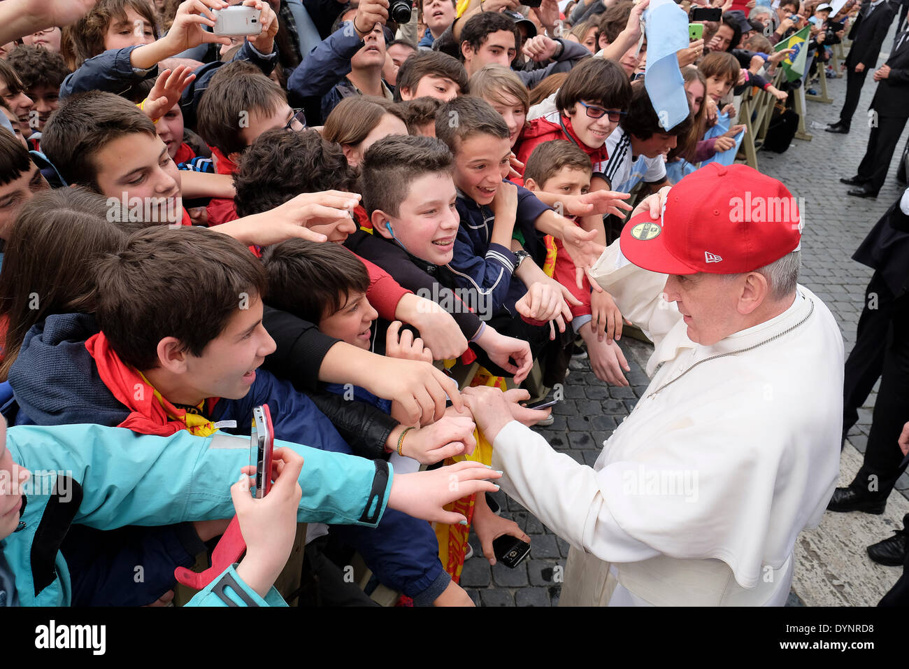 St. Peter's Square, Vatican, Rome, Italy. 23rd April, 2014. Pope ...