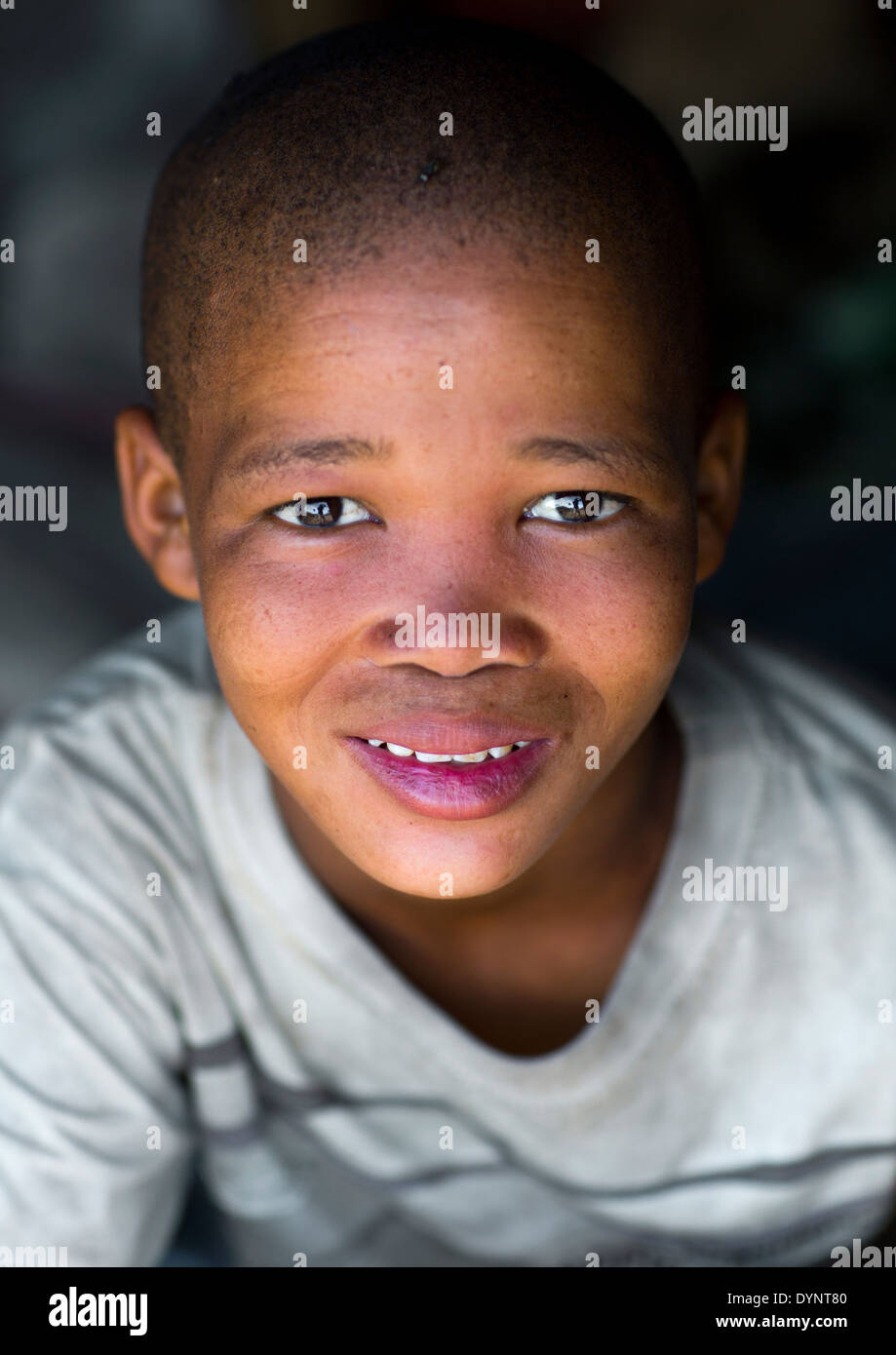 Bushman Child Boy, Tsumkwe, Namibia Stock Photo - Alamy