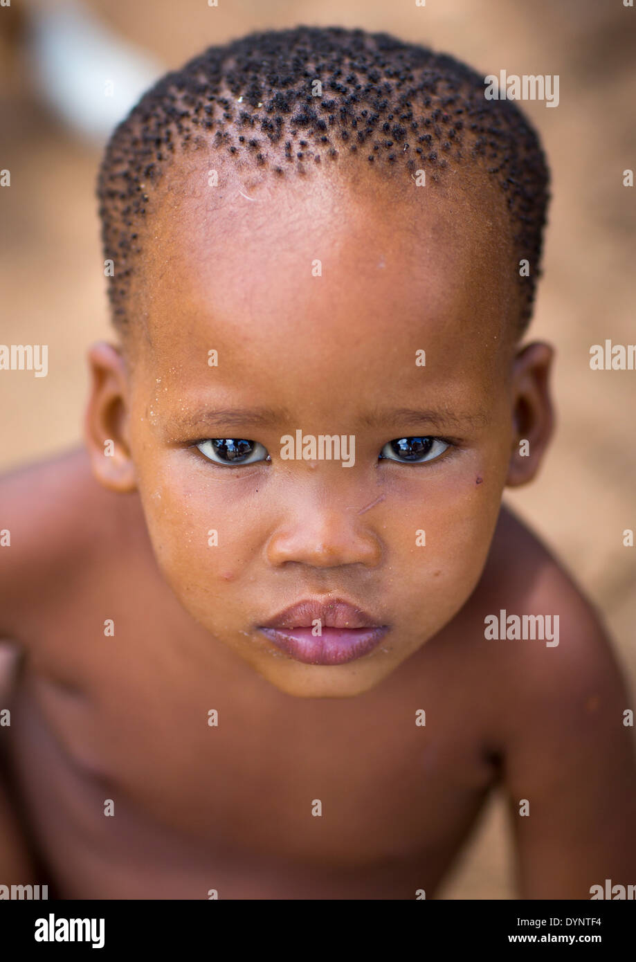 Bushman Baby Boy, Tsumkwe, Namibia Stock Photo - Alamy