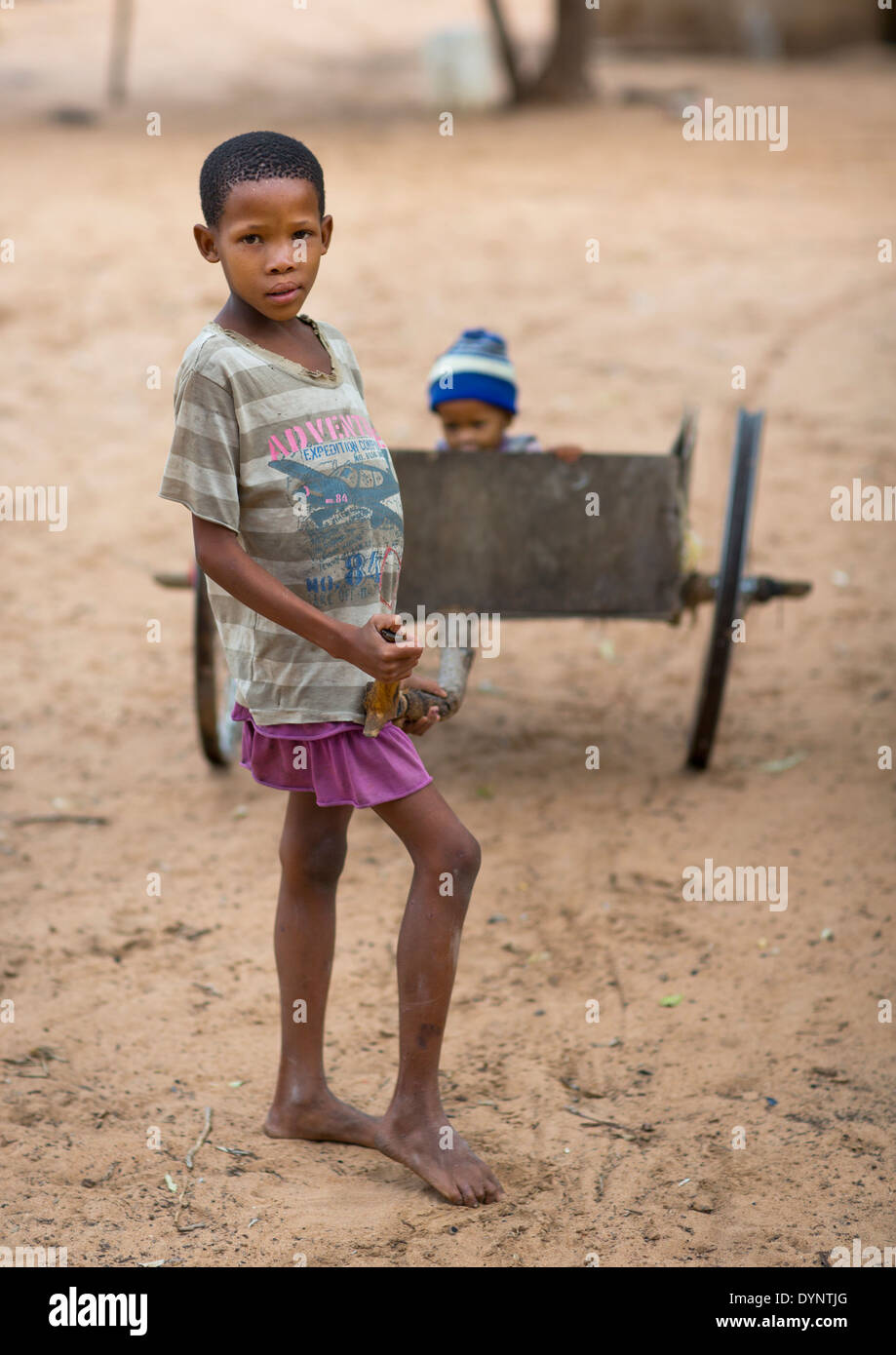 Bushman Children, Tsumkwe, Namibia Stock Photo - Alamy