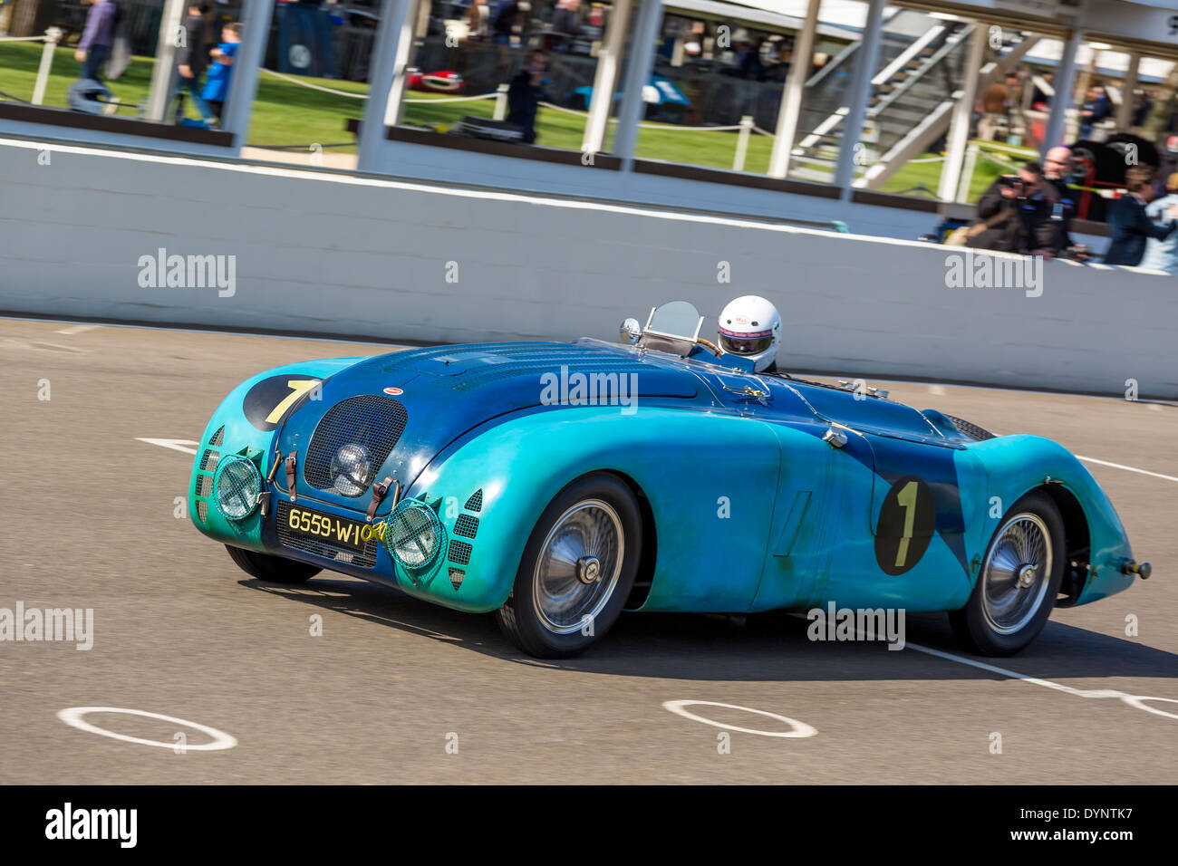 1934 Bugatti Type 57G with driver Stephen Gentry, Grover-Williams ...