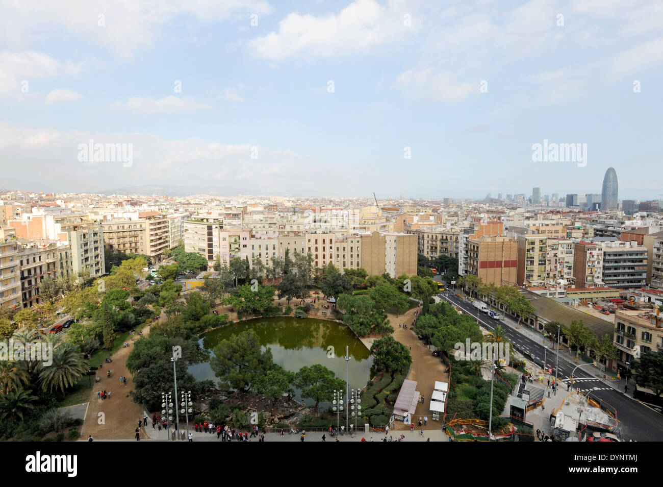View of Barcelona from Sagrada Familia, Barcelona Spain Stock Photo - Alamy