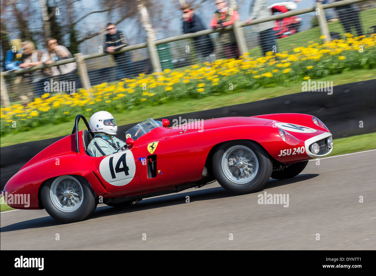 1955 ferrari 750 monza driver hi-res stock photography and images - Alamy