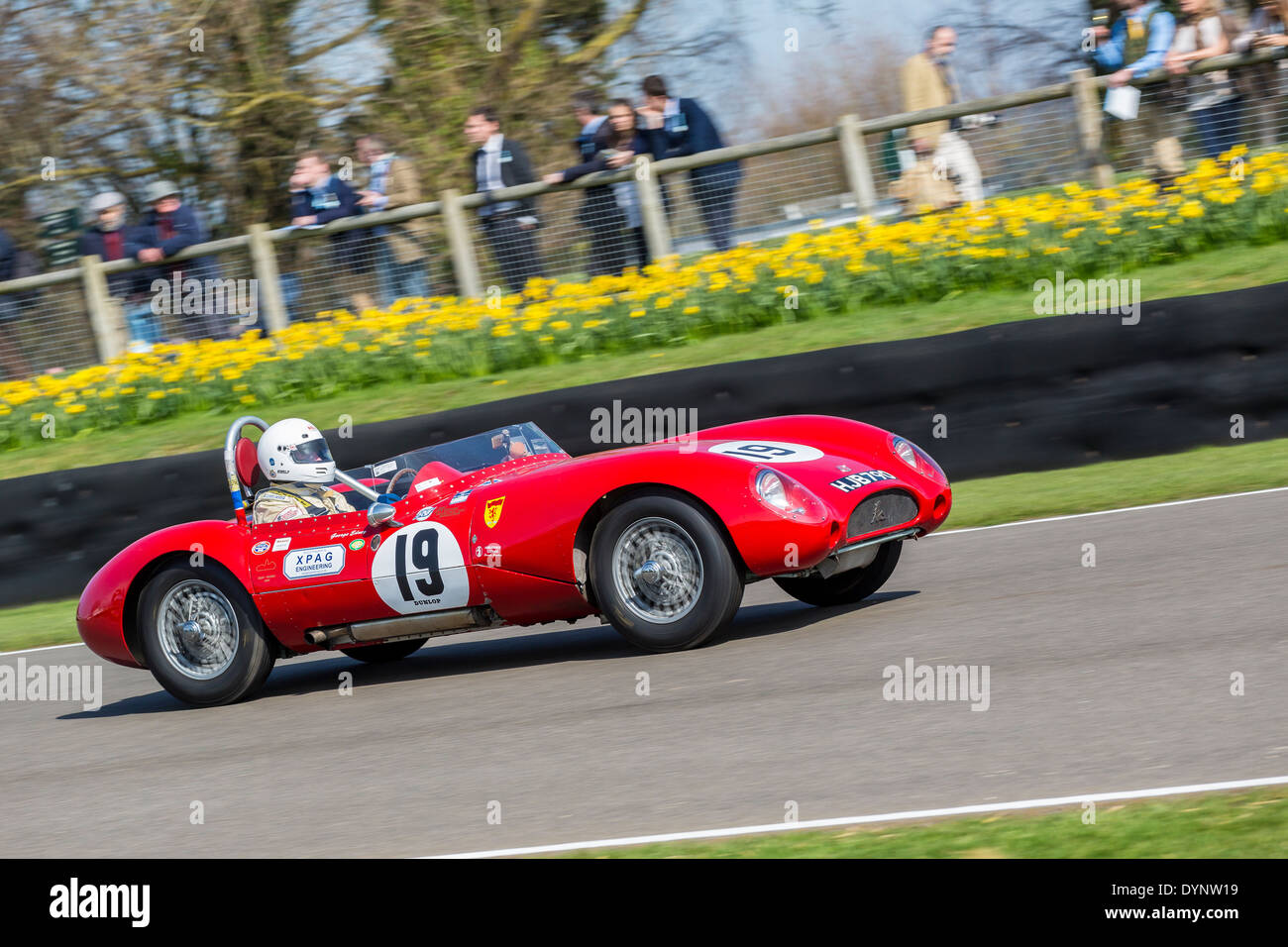 1952 Lester-MG with driver George Edney, Peter Collins Trophy race ...