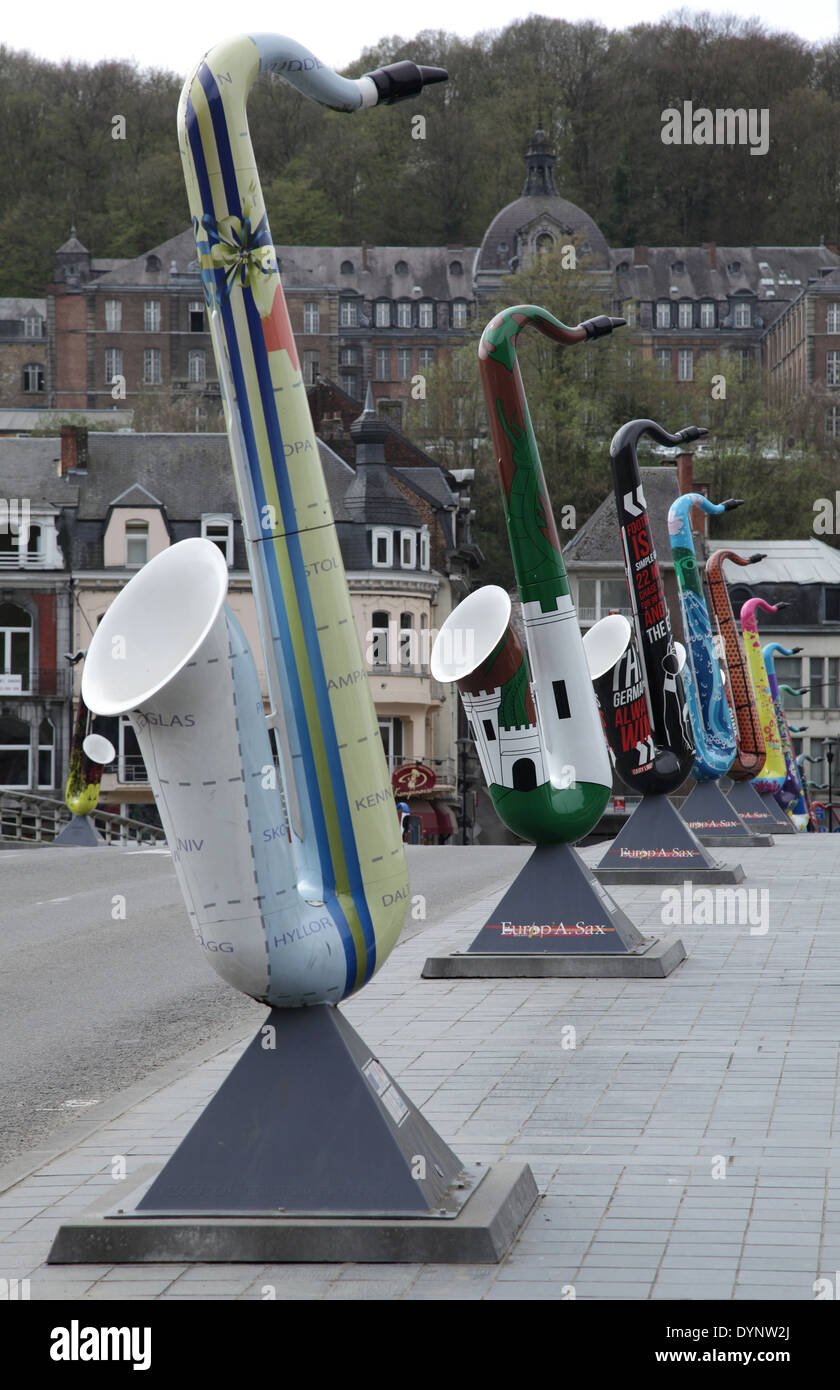 Dinant.City of the Saxophone inventor Adolphe Sax.He was a Citizen of ...