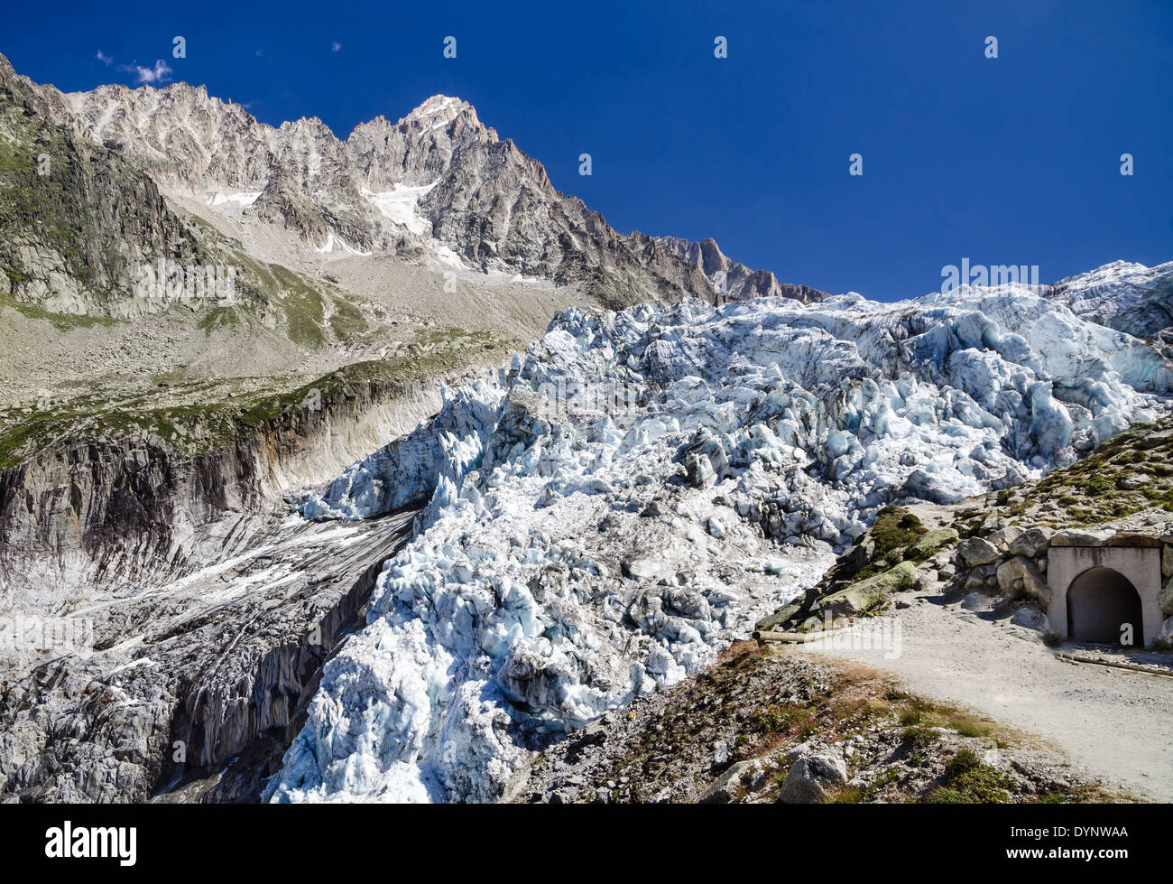 Argentiere Glacier in Chamonix Alps, Mont Blanc Massif, France Stock Photo - Alamy