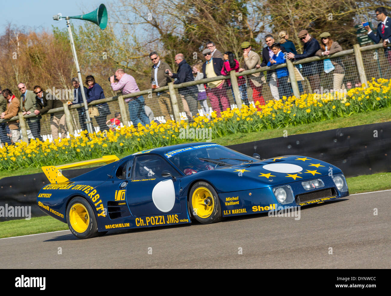 1980 Ferrari 512 BBLM with driver Paul Knapfield at the 72nd Goodwood ...