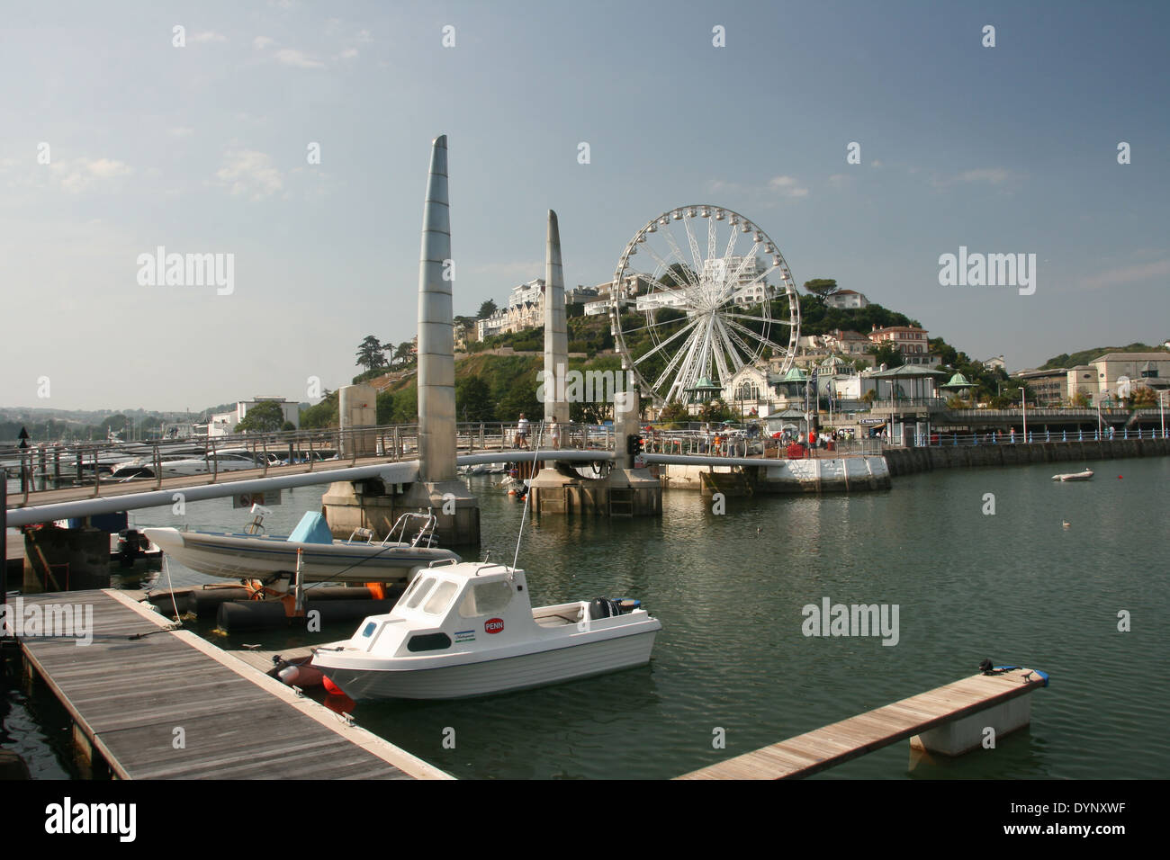 Torquay Harbour bridge Stock Photo - Alamy