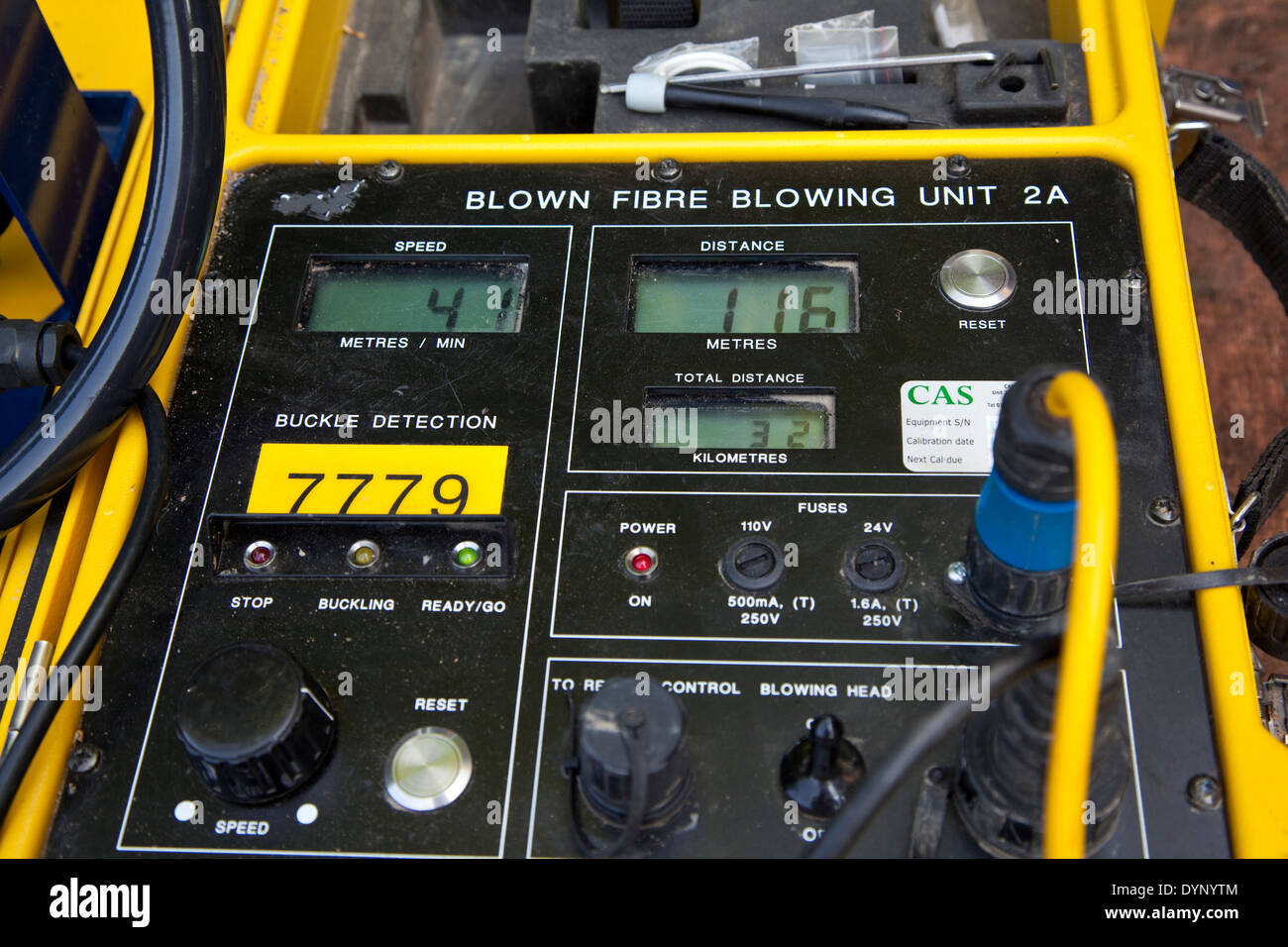 Fibre optic blowing equipment for B4RN in the Lune Valley Lancashire ...