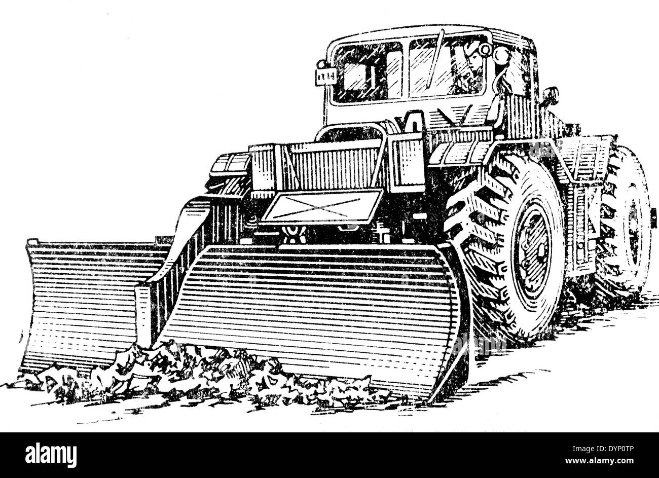 Bulldozer Black and White Stock Photos & Images - Alamy
