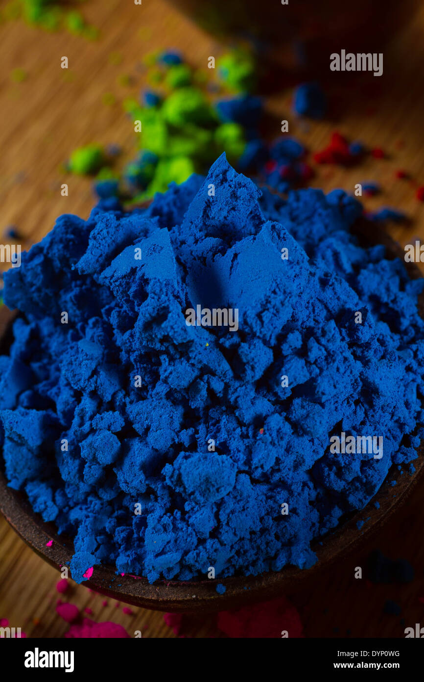 Colorful powdered pigments indian hi-res stock photography and images ...