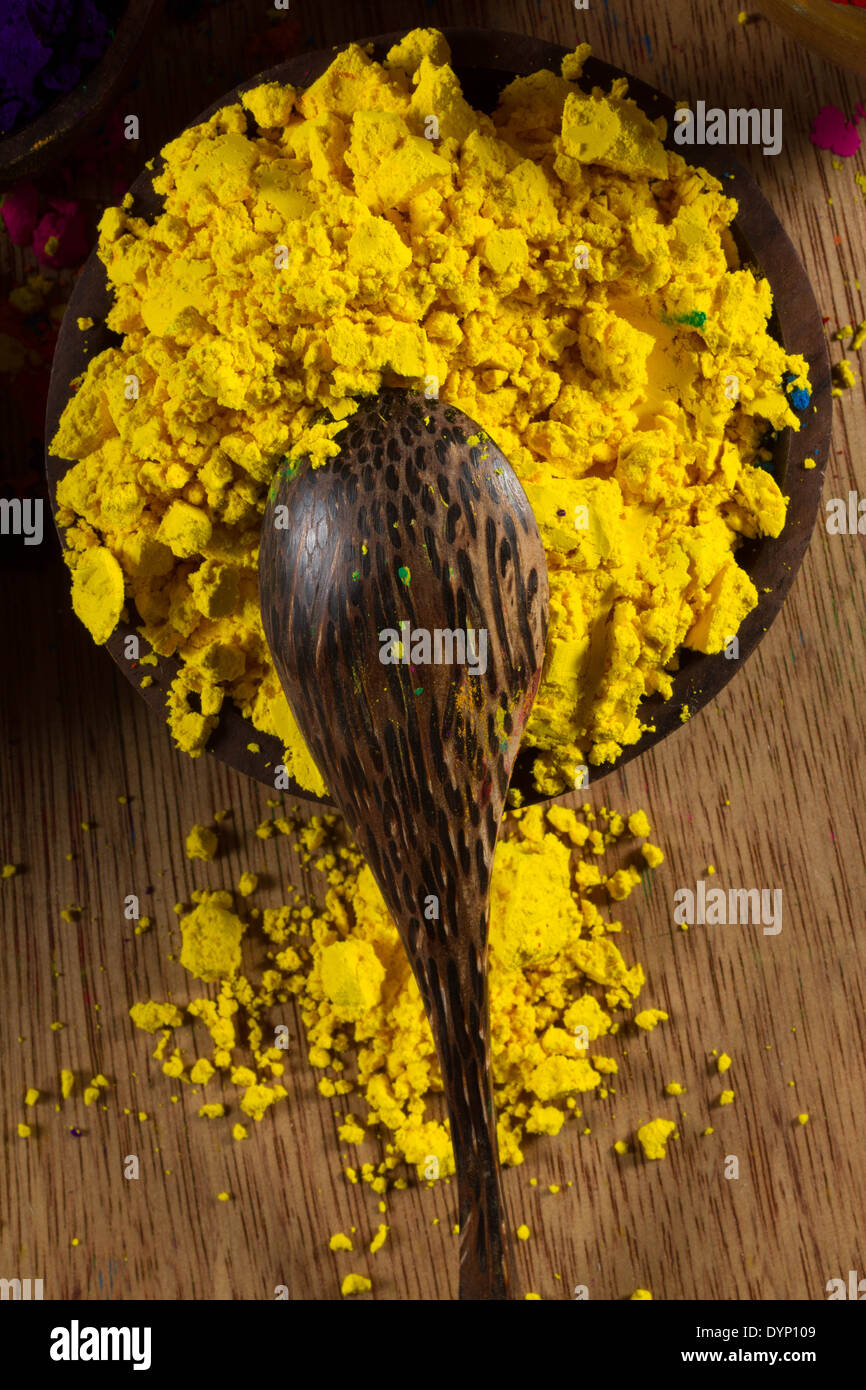 Colorful powdered pigments indian hi-res stock photography and images ...