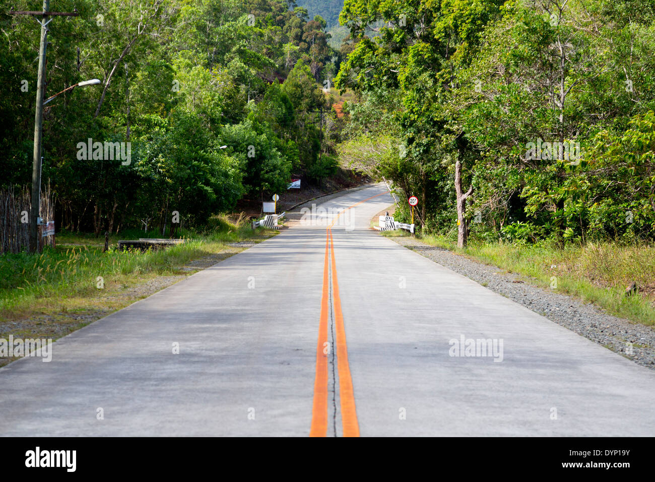 Rural Country Road in Puerto Princesa, Palawan, Philippines Stock Photo ...