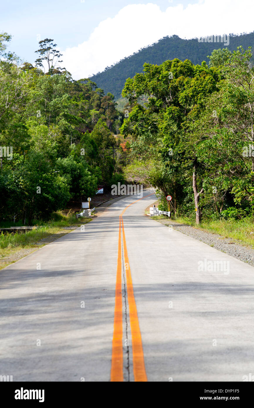 Rural Country Road in Puerto Princesa, Palawan, Philippines Stock Photo ...