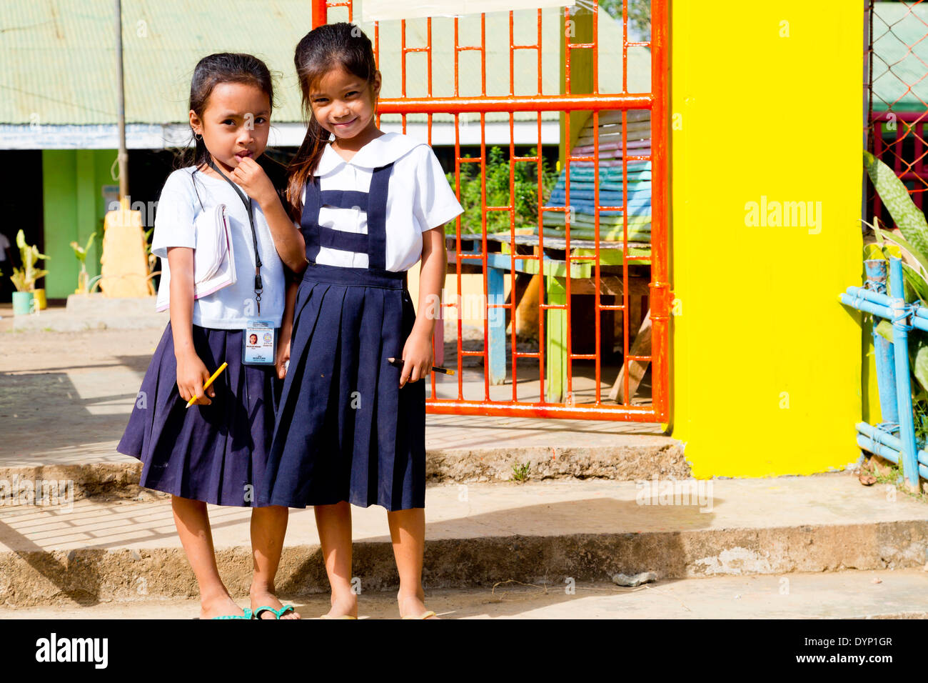 Philippines school uniform hi-res stock photography and images - Alamy