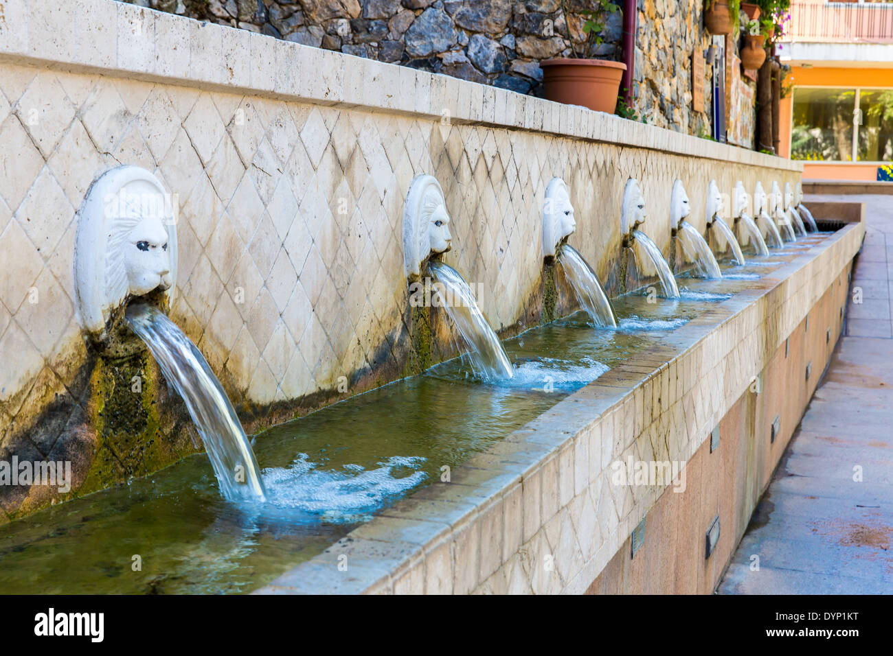 Monastery (friary) in Messara Valley at Crete island in Greece. Messara ...
