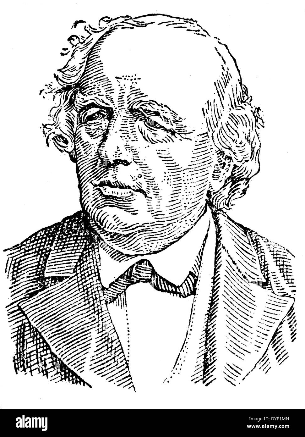 Karl Weierstrass (1815-1897), German mathematician, illustration from ...