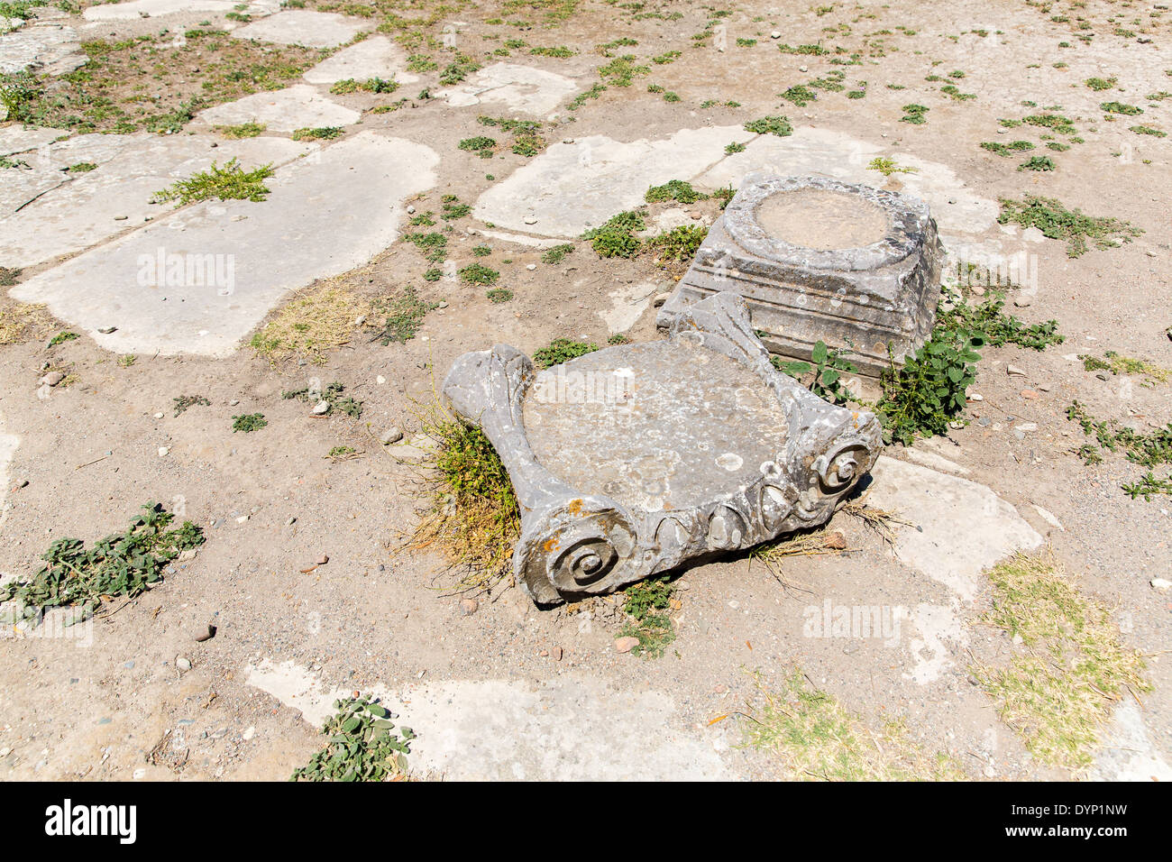 Monastery (friary) in Messara Valley at Crete island in Greece. Messara ...