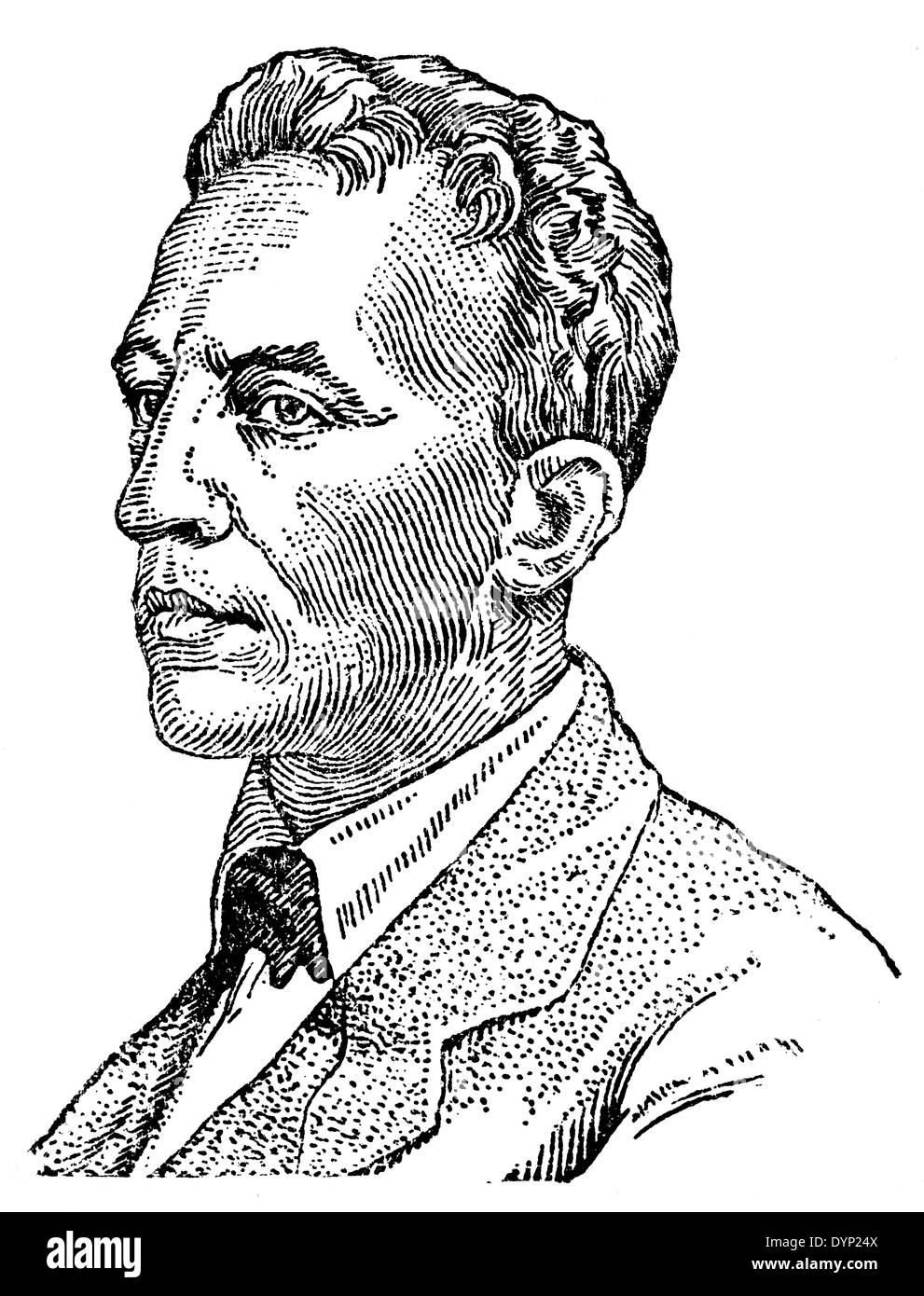 Alexander Blok (1880-1921), Russian lyrical poet, illustration from ...