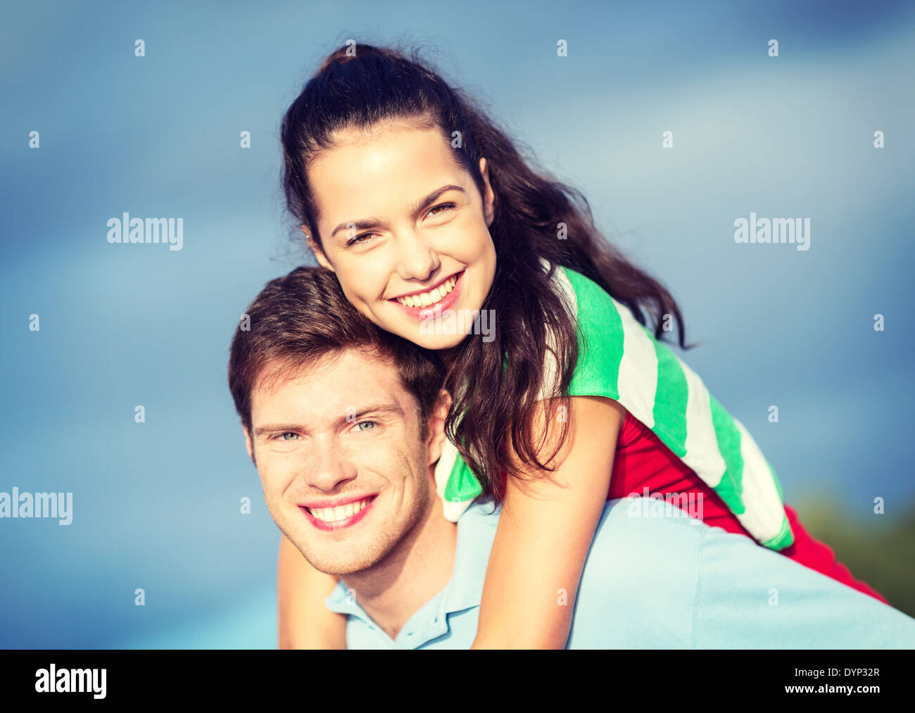 couple at seaside Stock Photo - Alamy