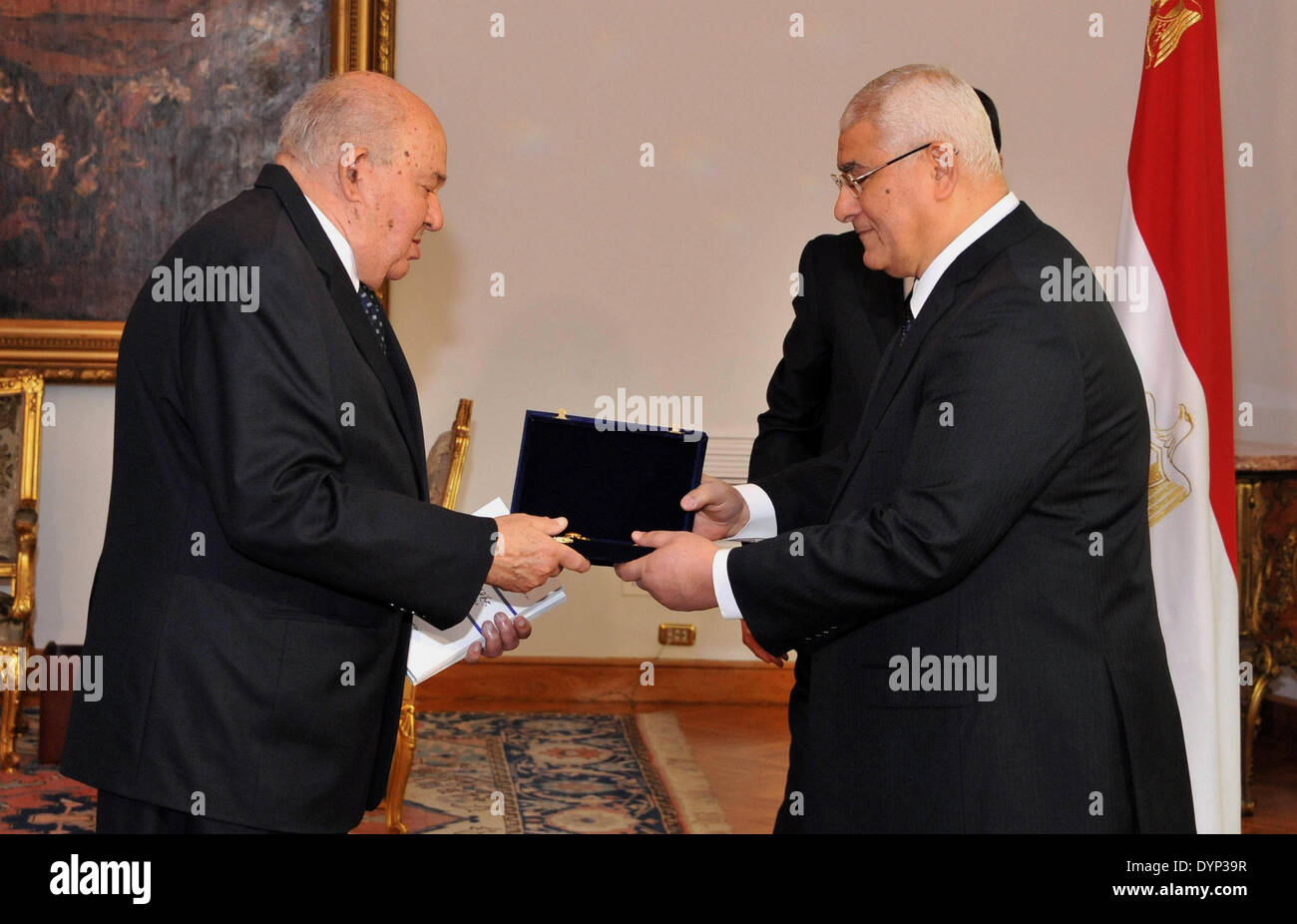 Cairo, Egypt. 23rd Apr, 2014. A handout picture released by Egyptian ...