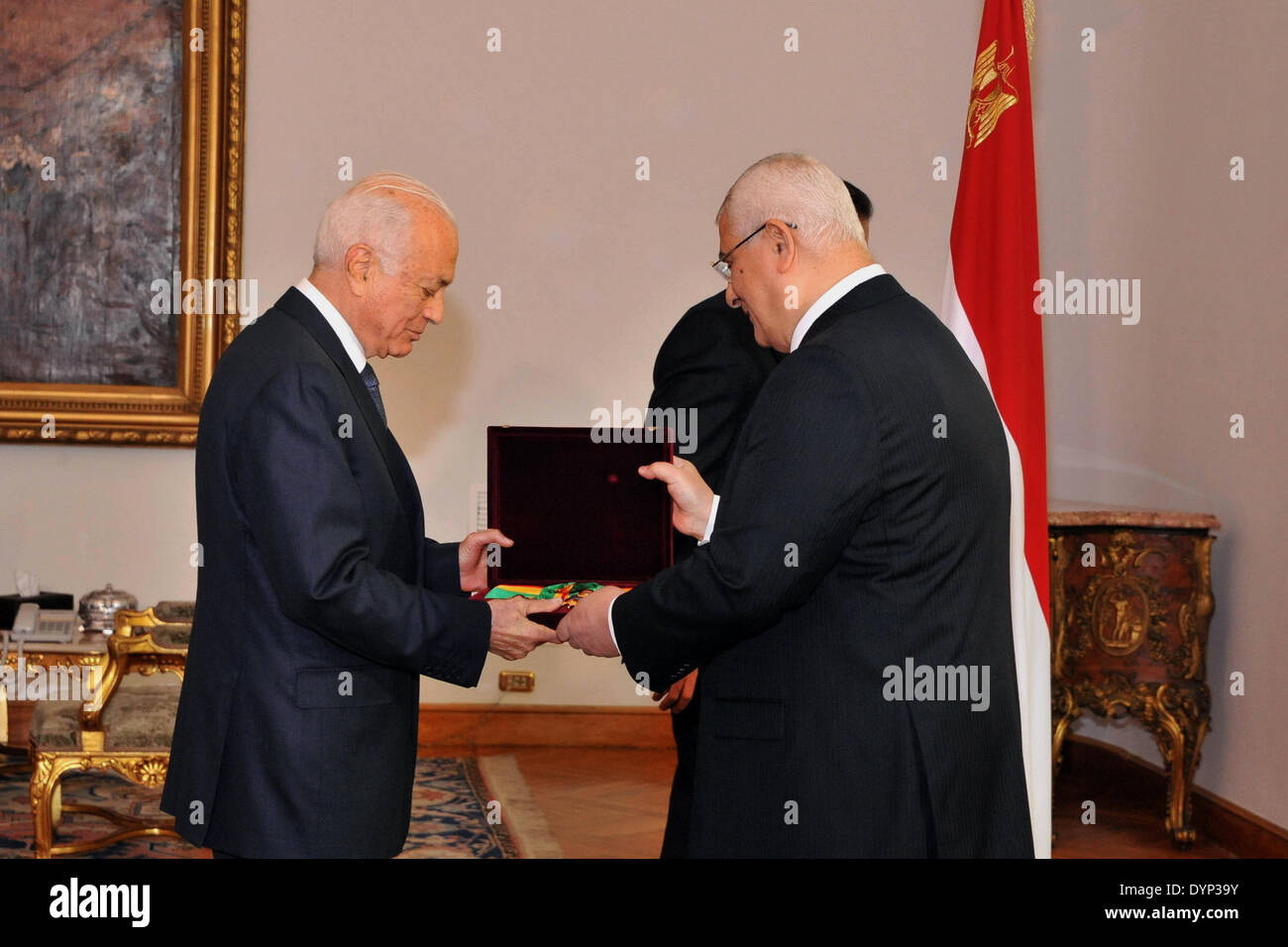 Cairo, Egypt. 23rd Apr, 2014. A handout picture released by Egyptian ...