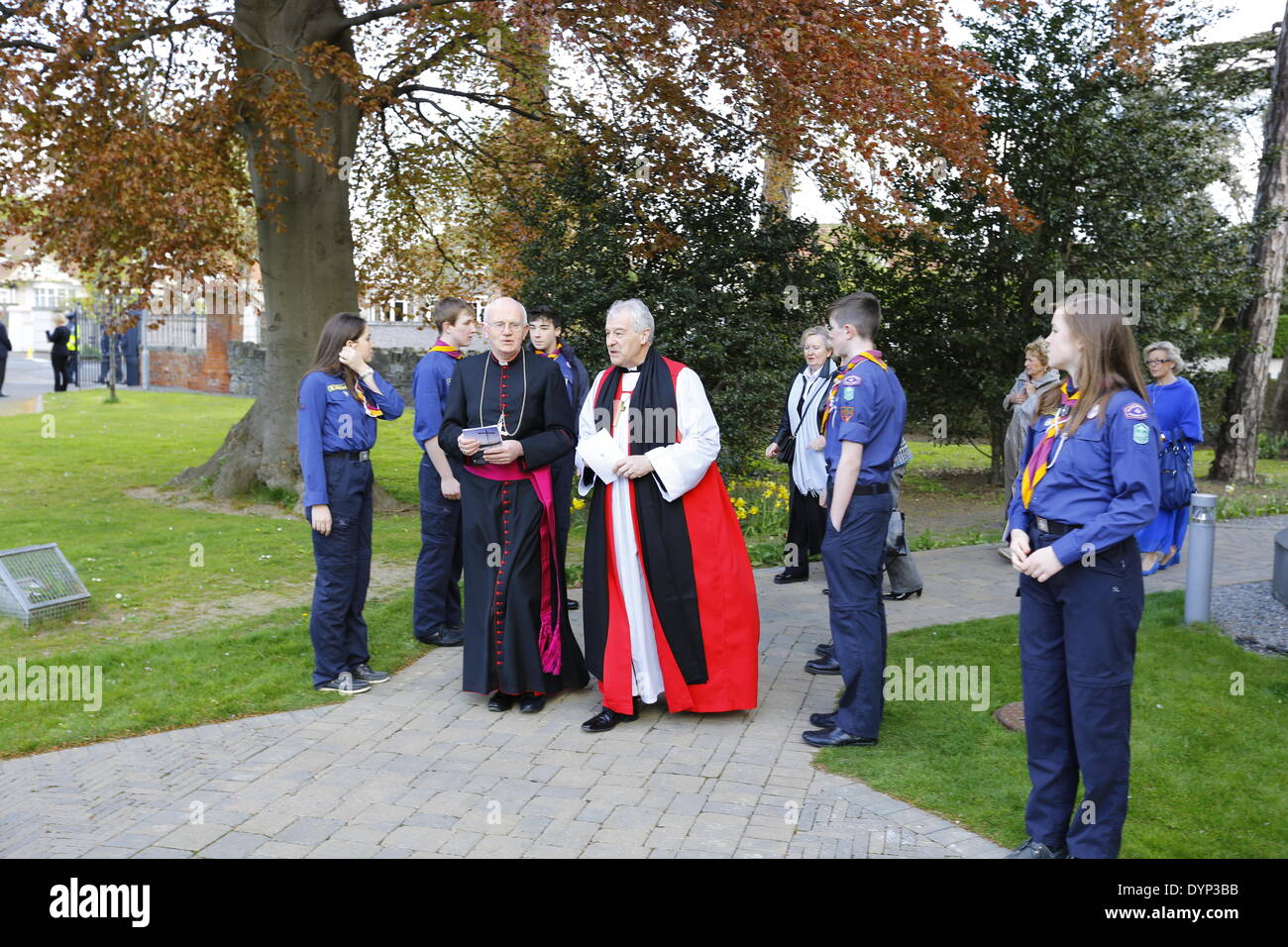 Dublin, Ireland. 23rd April 2014. The Roman Catholic Auxiliary Bishop ...