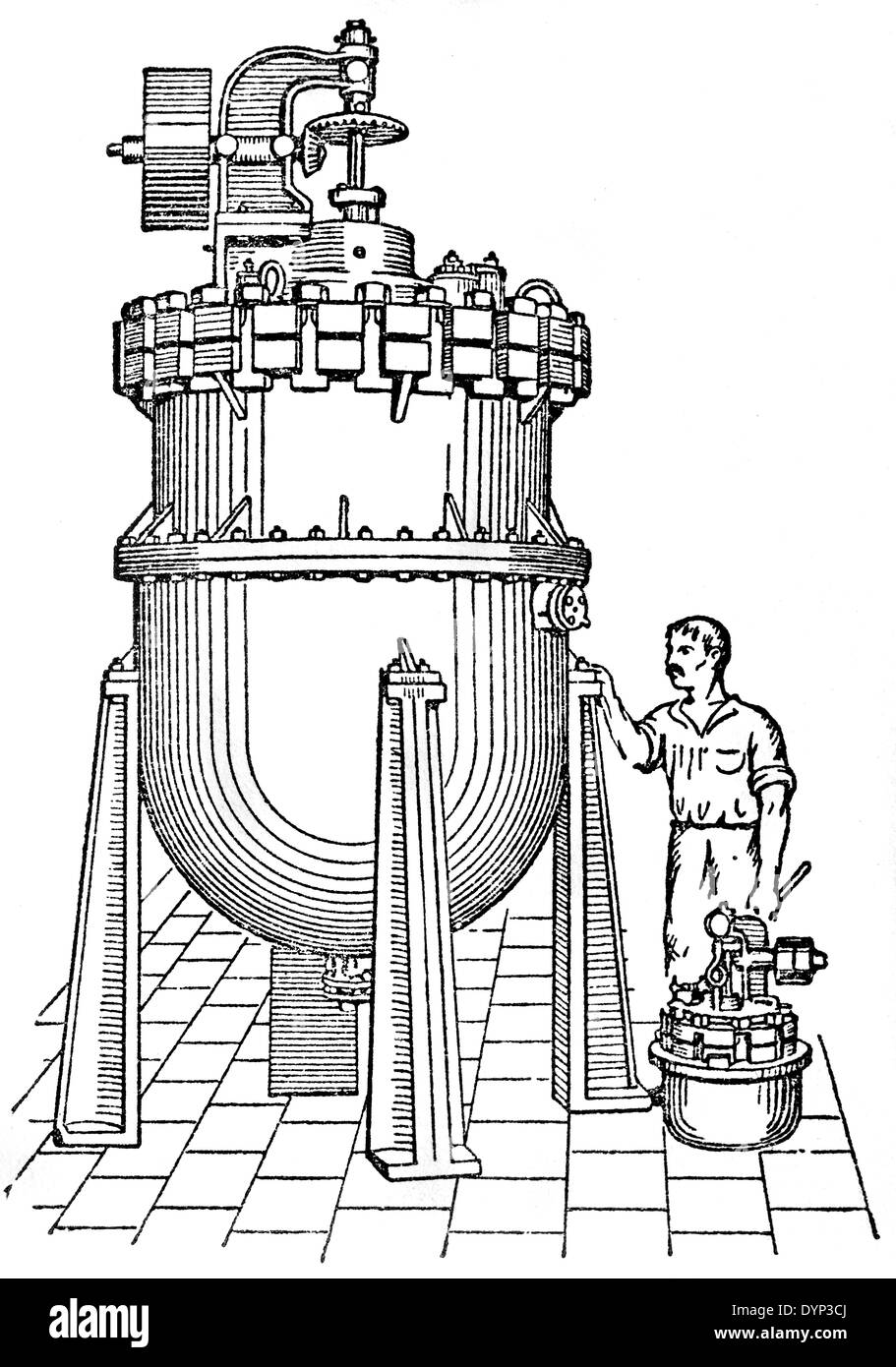 Autoclave In Microbiology Laboratory Drawing