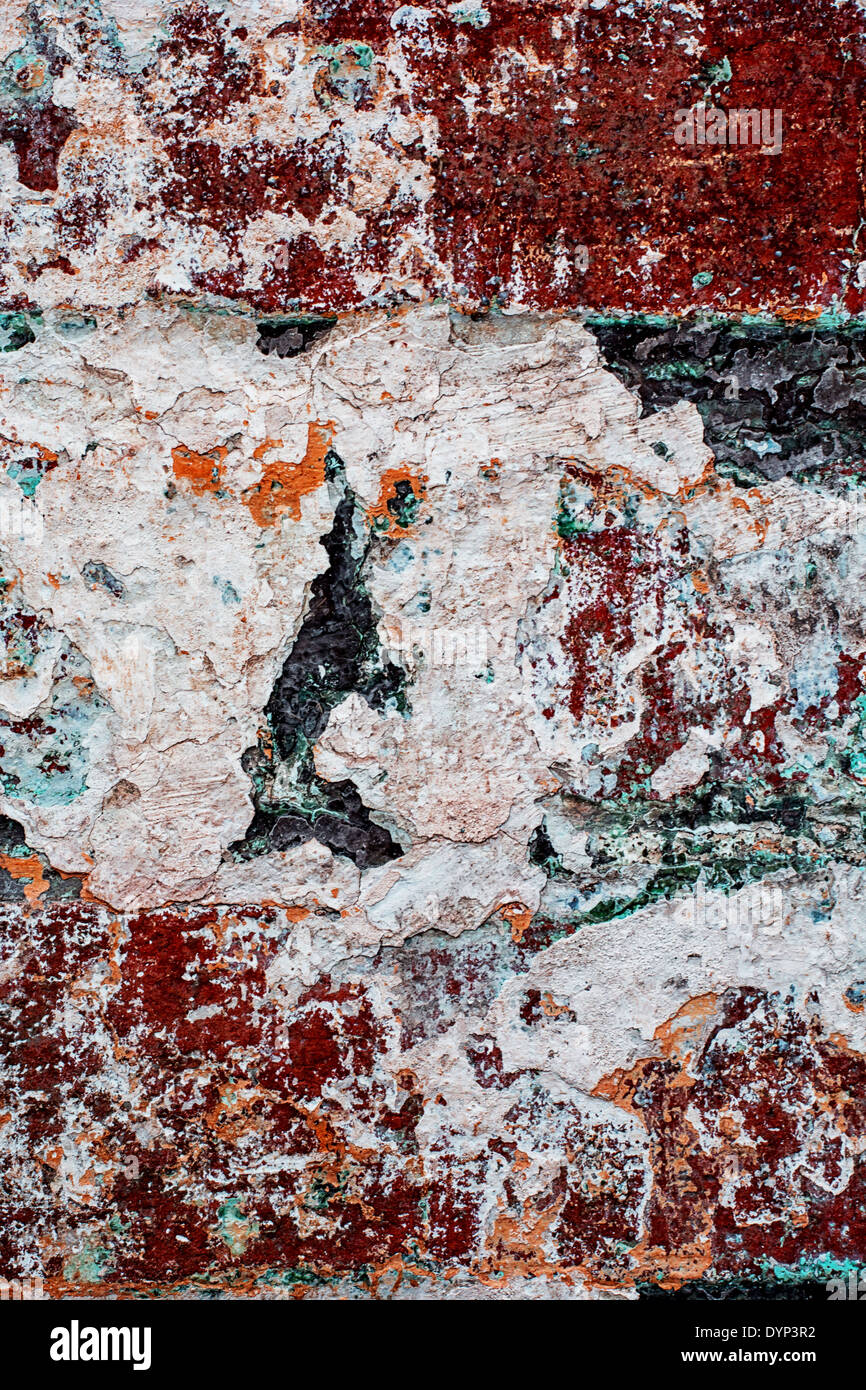 old brick wall with faded colors Stock Photo - Alamy