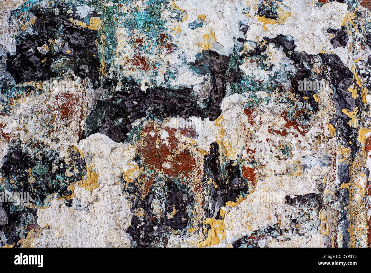 old brick wall with faded colors Stock Photo - Alamy