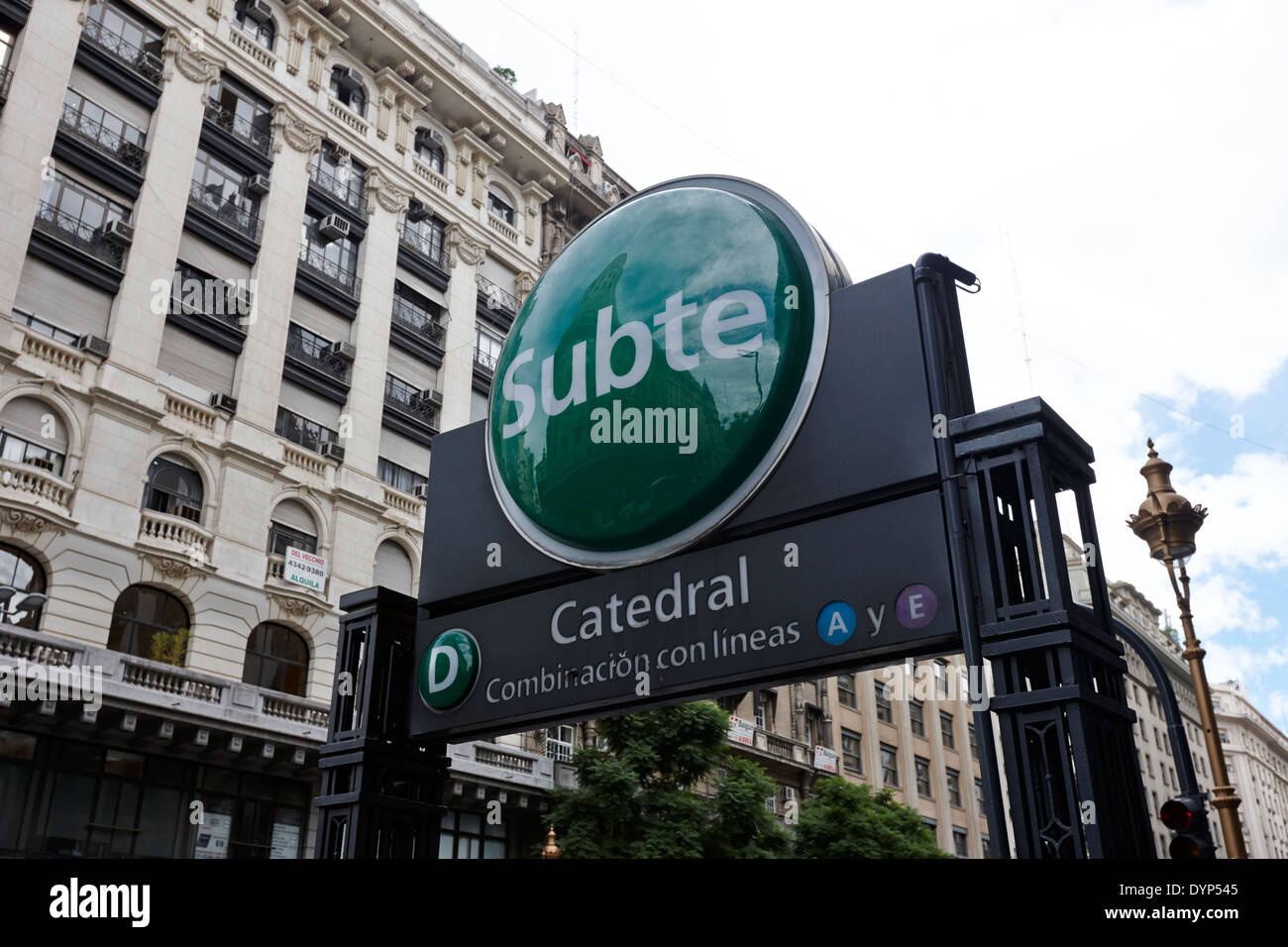 Subte catedral metro station hi-res stock photography and images - Alamy