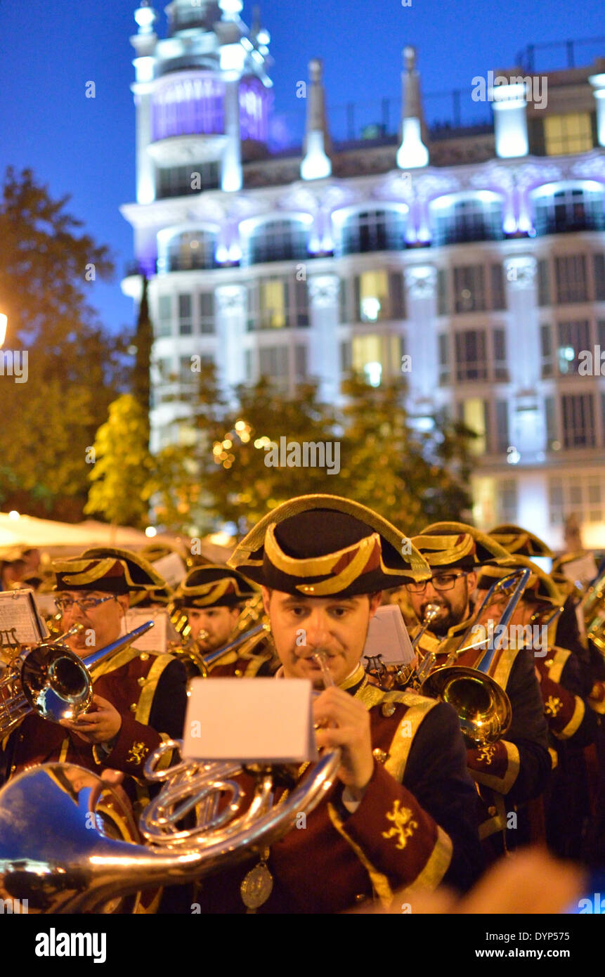 Easter Parade Procession Semana Santa Madrid Spain Stock Photo - Alamy