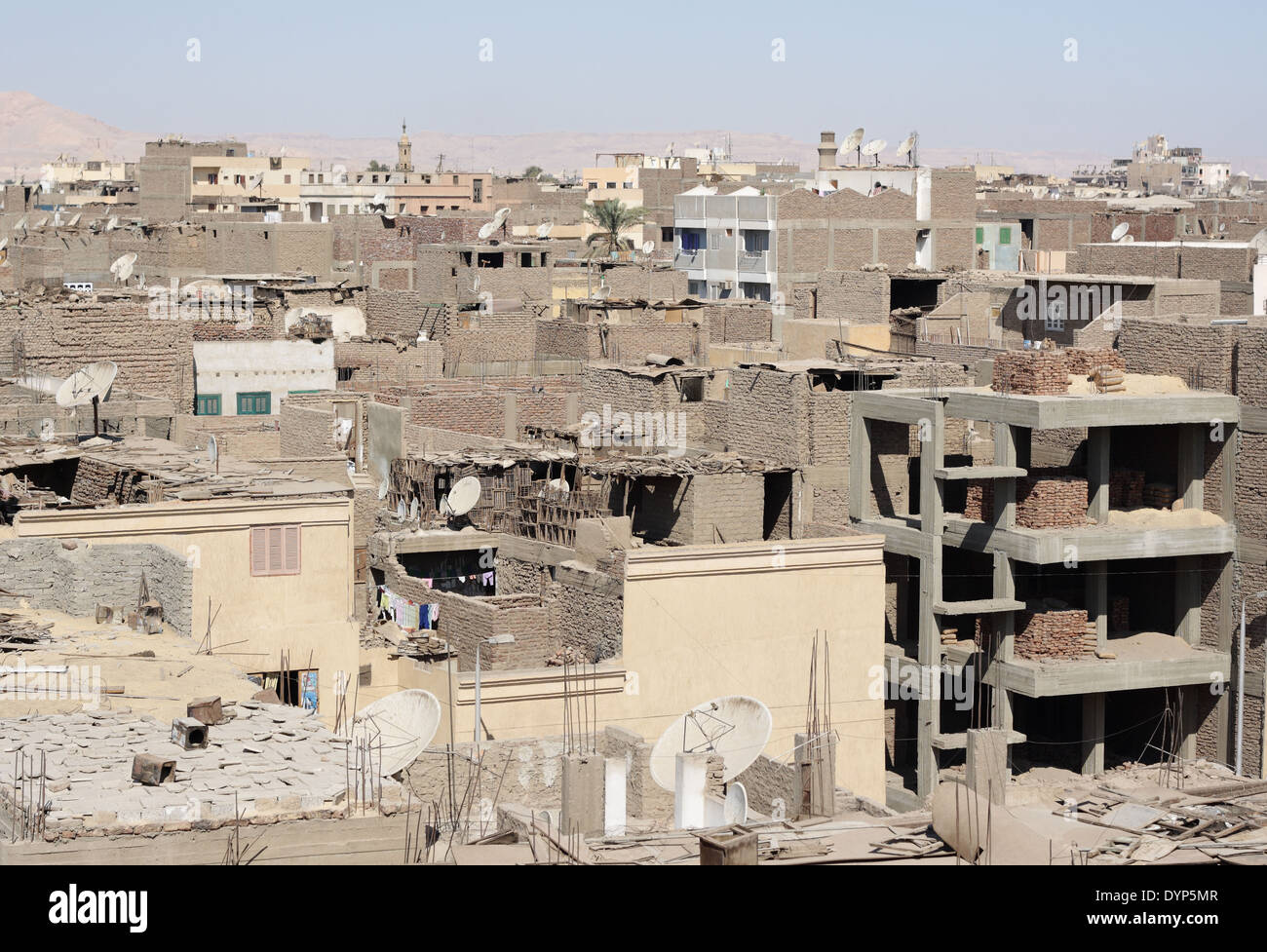Egypt luxor village aerial view hi-res stock photography and images - Alamy