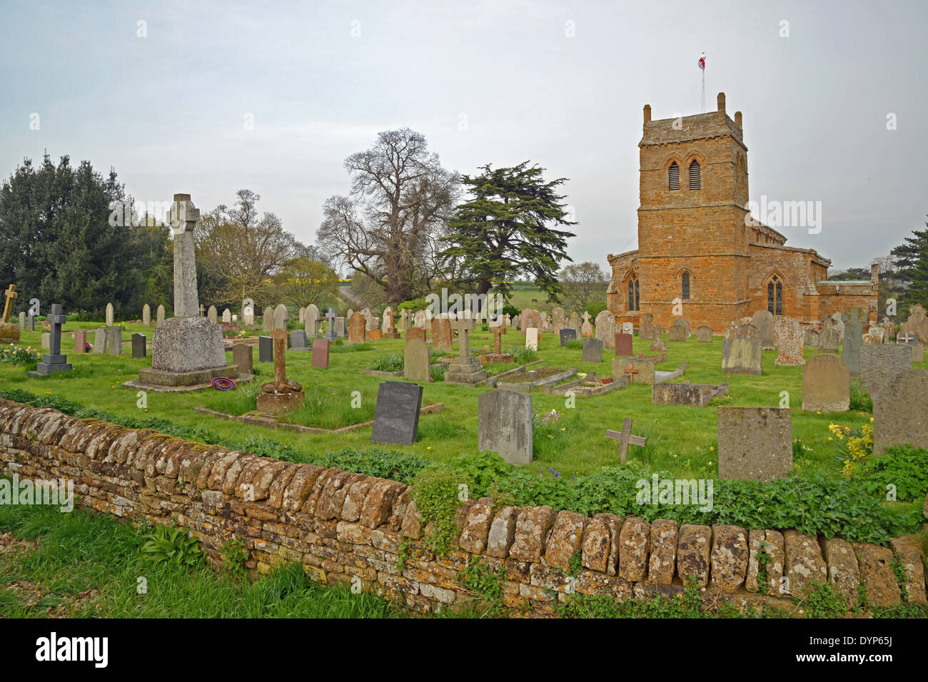 Church of St Andrew, Upper Harlestone Northamptonshire UK Stock Photo ...