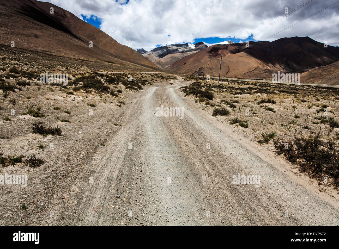 Road in Tibet, China Stock Photo - Alamy