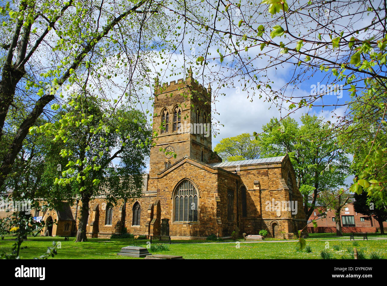 St Giles church Northampton Stock Photo - Alamy