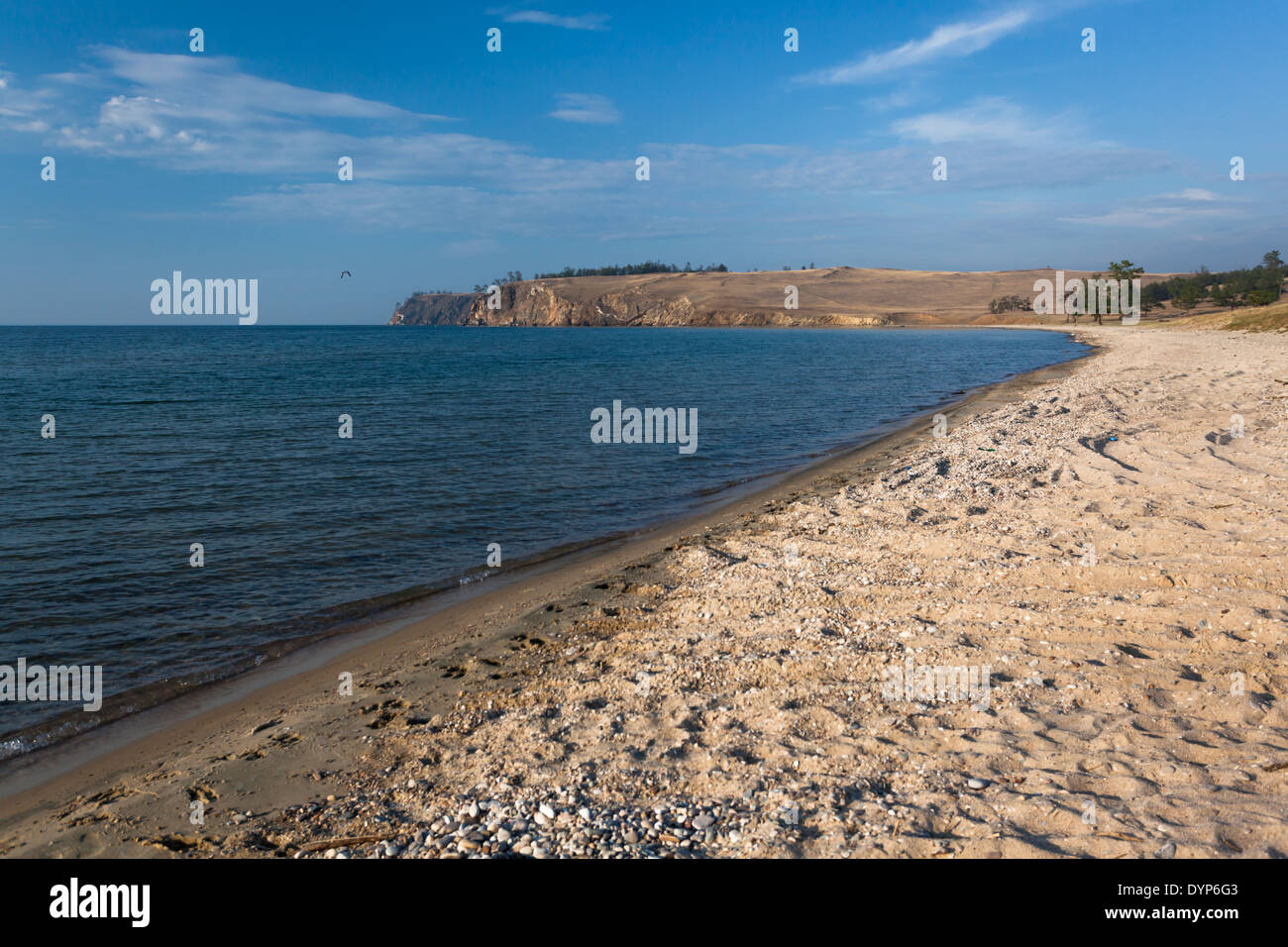 Beach on Olkhon Island, Lake Baikal, Siberia, Russia Stock Photo - Alamy