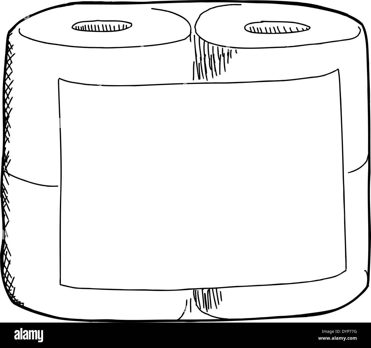 Toilet Paper Clipart Black And White