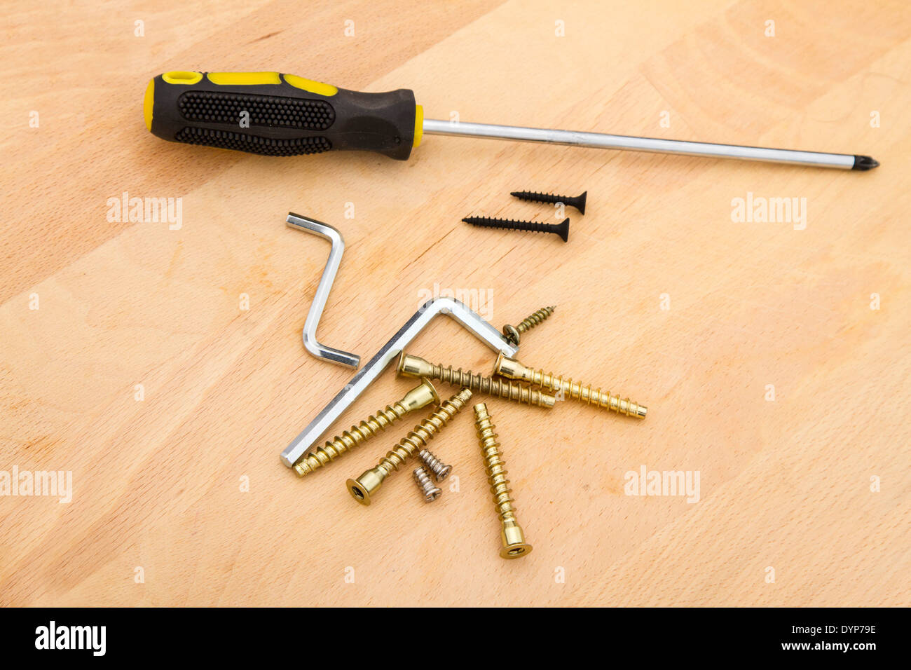 Some working tools ready to fix something Stock Photo - Alamy