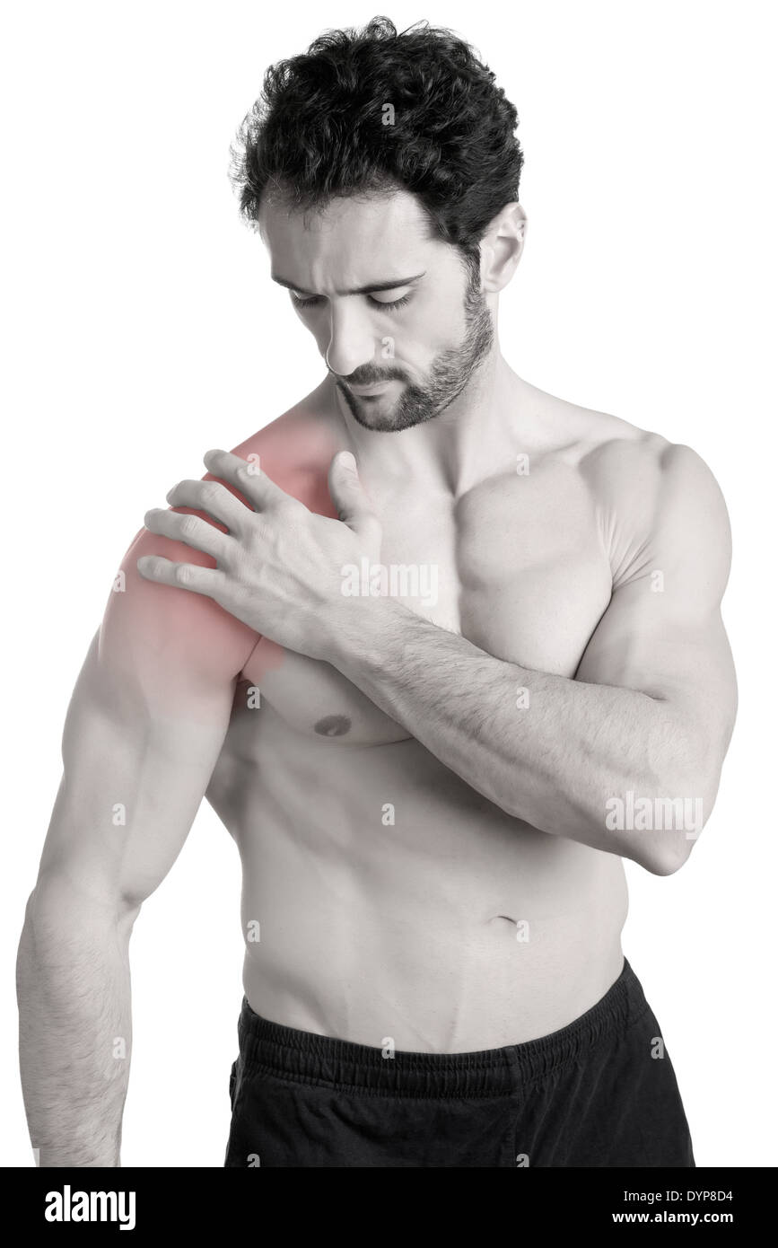 Shoulder pain athlete hi-res stock photography and images - Alamy