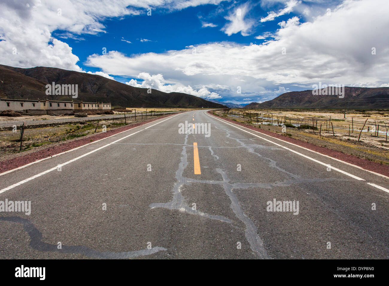 Road in Tibet, China Stock Photo - Alamy