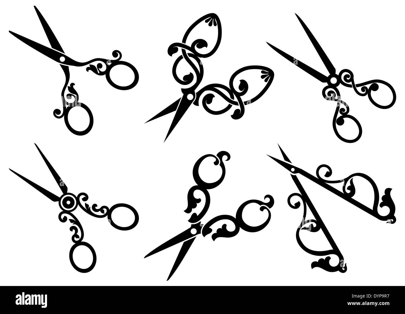 Scissors stationery tool icon Cut Out Stock Images & Pictures - Alamy