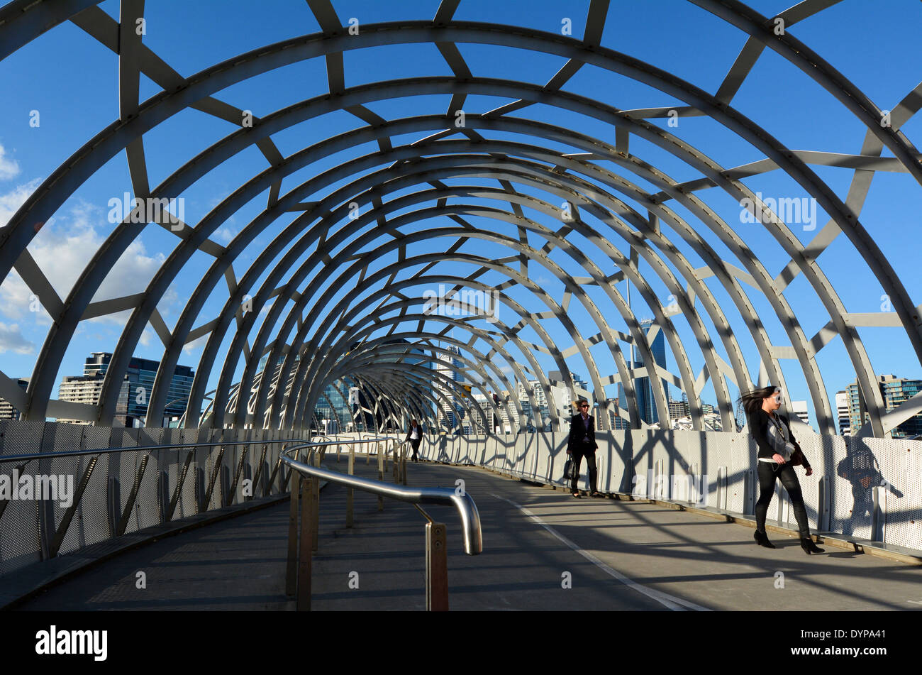 Webb Bridge Melbourne Victoria Australia High Resolution Stock ...