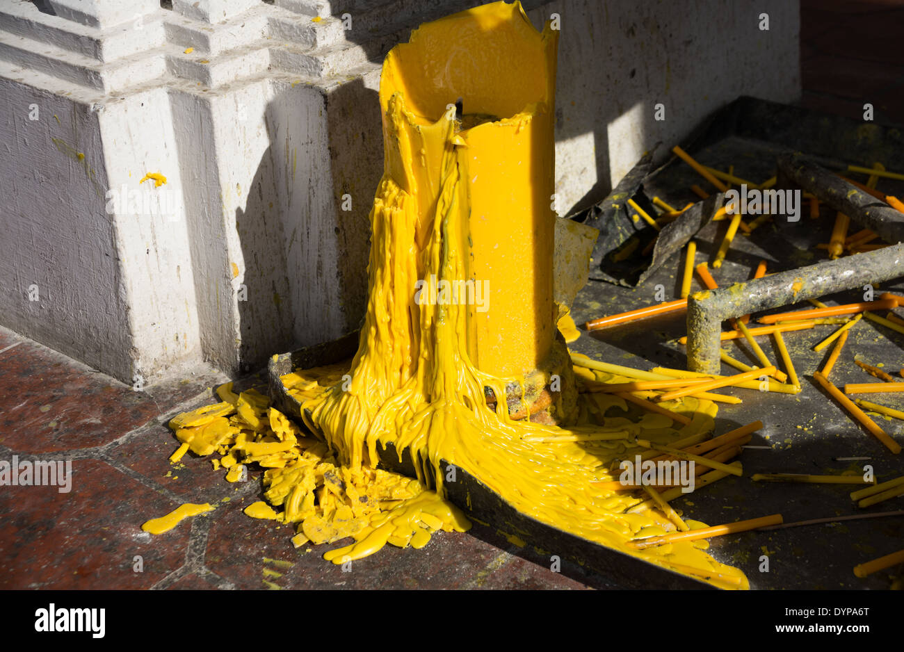 Melted candle stick High Resolution Stock Photography and Images - Alamy