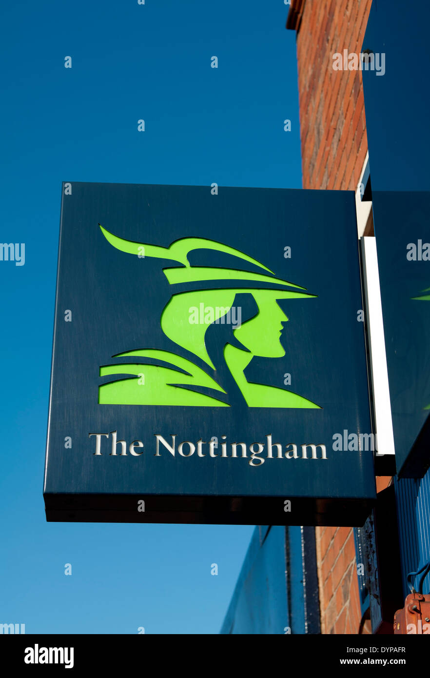 Nottingham Building Society sign Stock Photo - Alamy