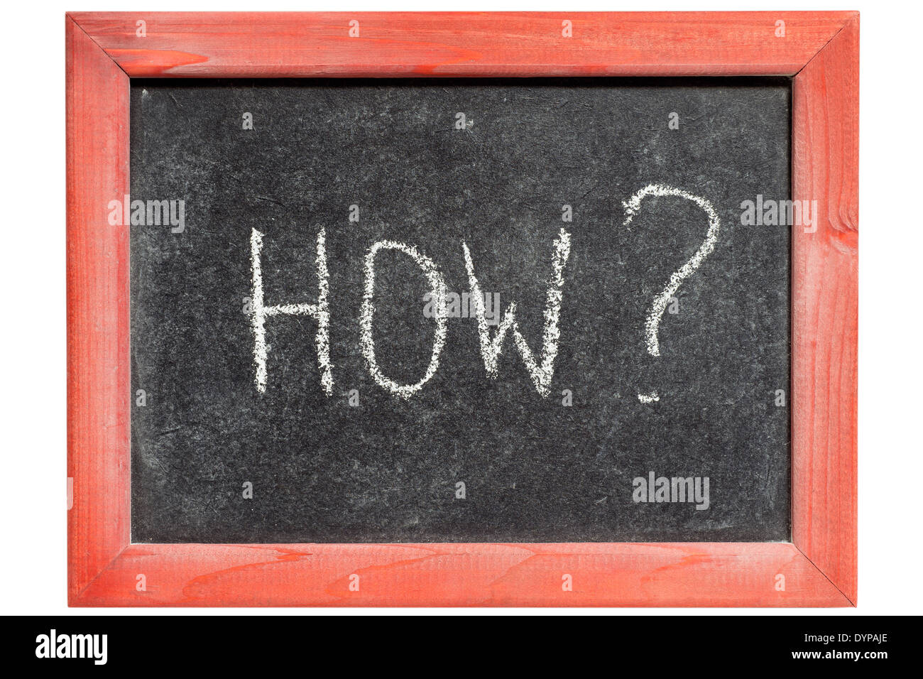 how question handwritten on vintage chalkboard Stock Photo - Alamy