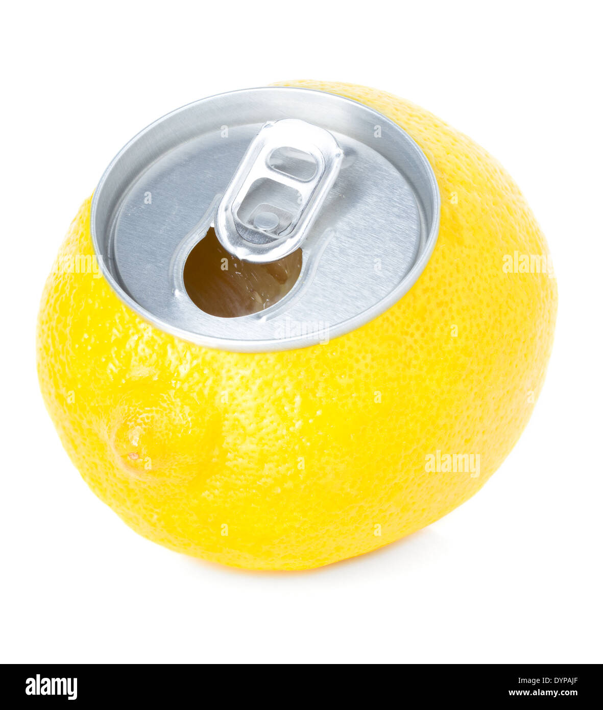 fresh lemon juice in a tin Stock Photo - Alamy